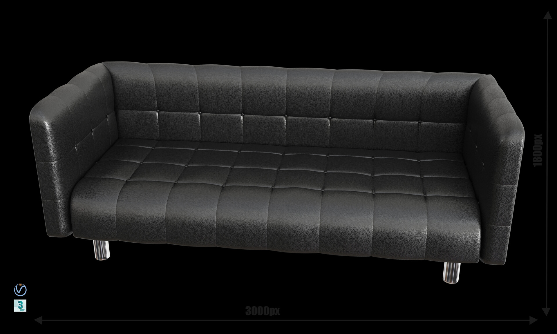 ArtStation - Leather sofa