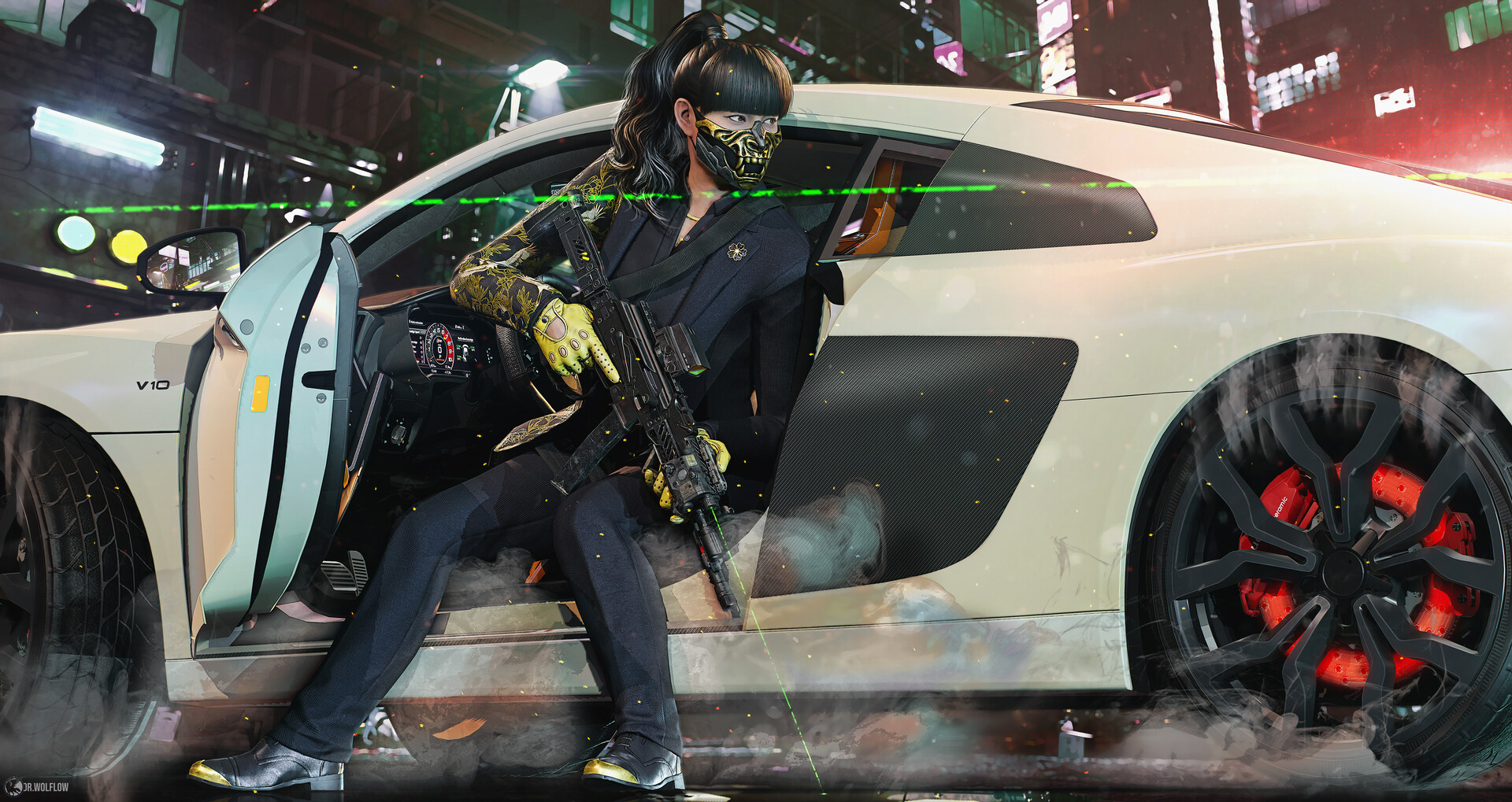 ArtStation - Hot Pursuit - Azami - Rainbow Six Siege - Fan art