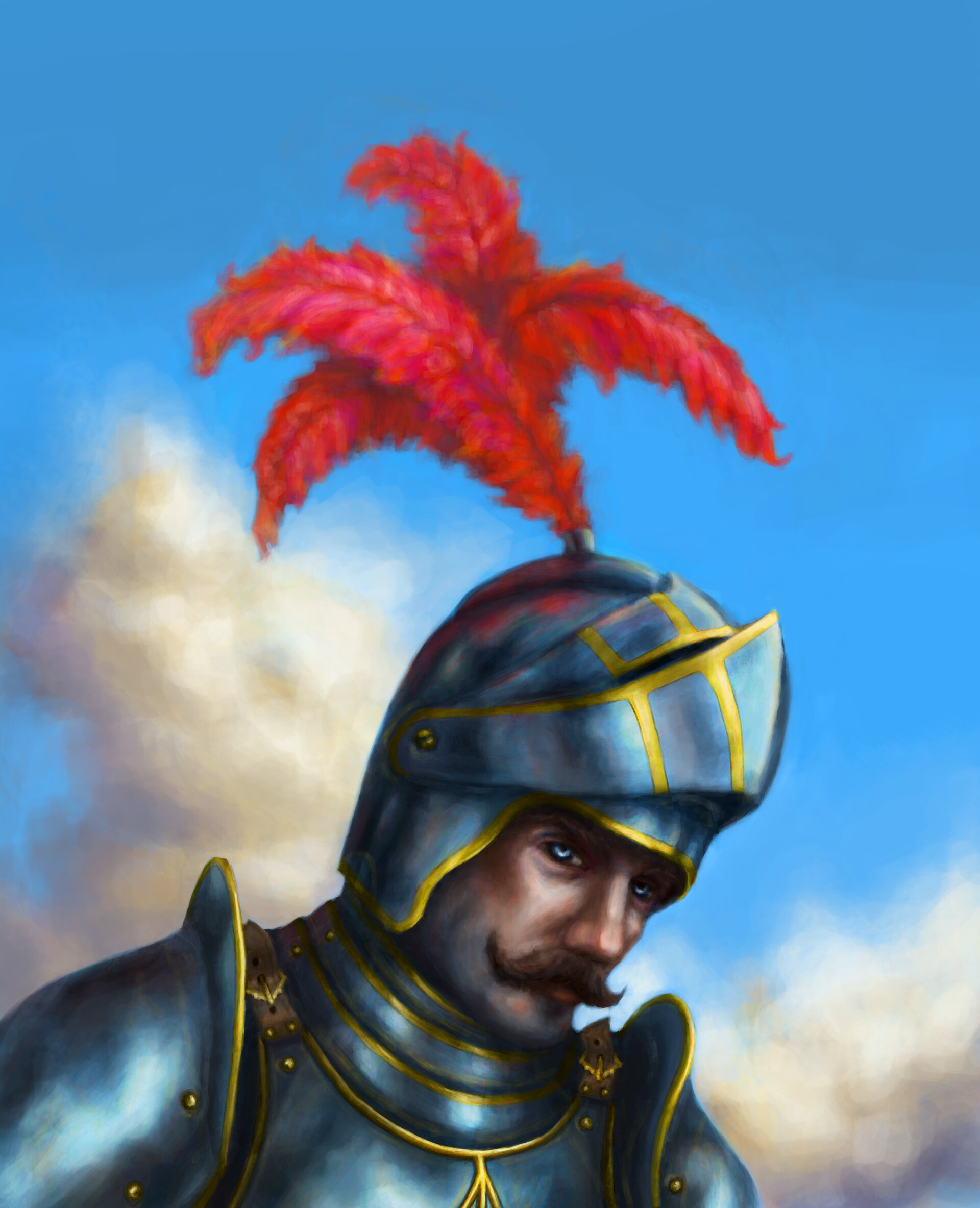 ArtStation - Knight portrait