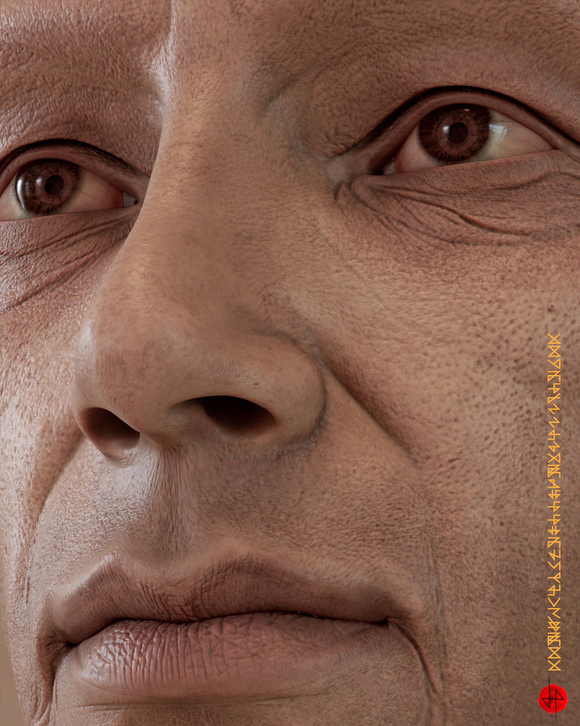 Aakash Jain Bajaj - 3D realistic lookdev model of Jawaharlal Nehru