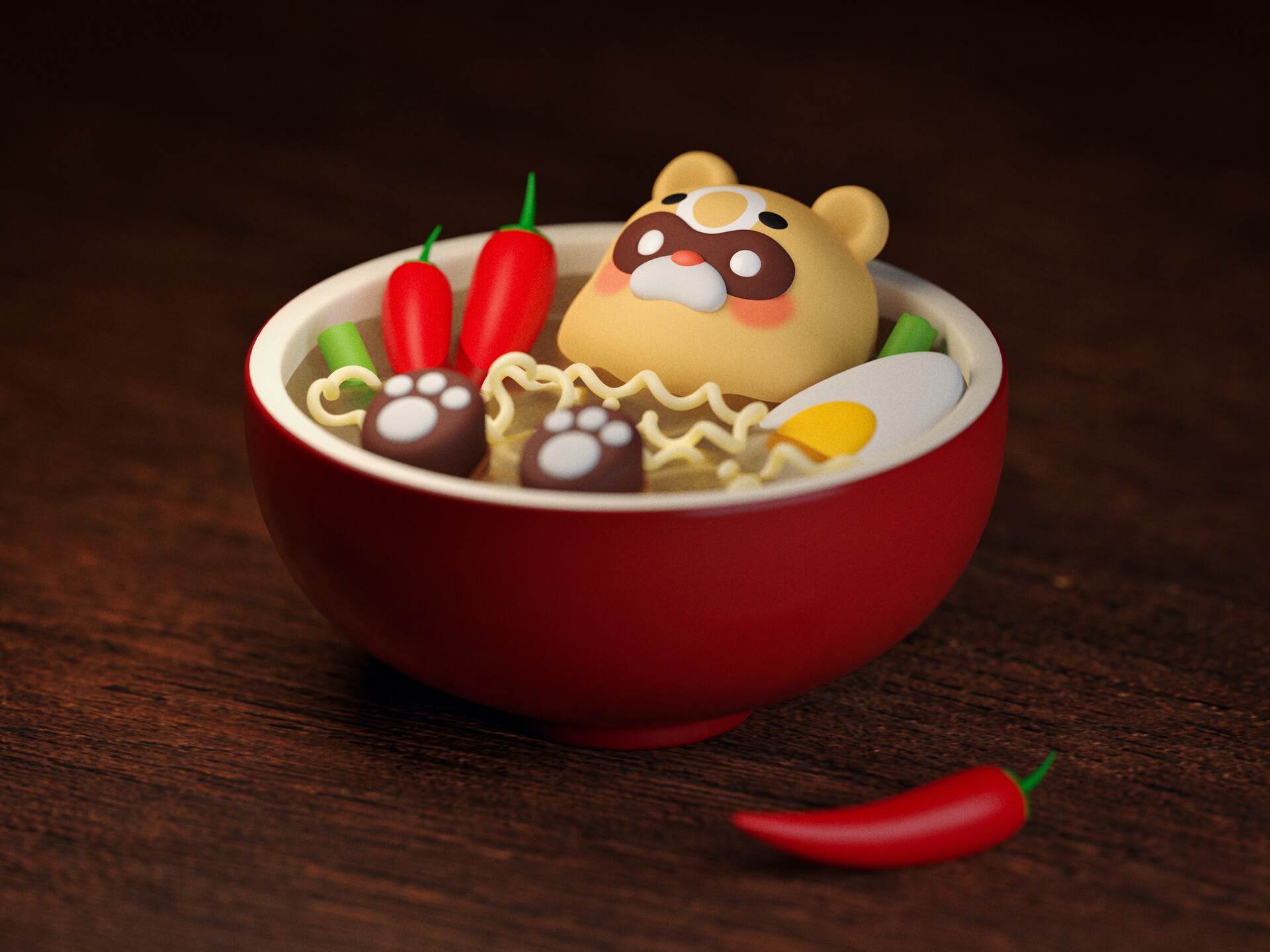 ArtStation - Guoba — the God of the Stove