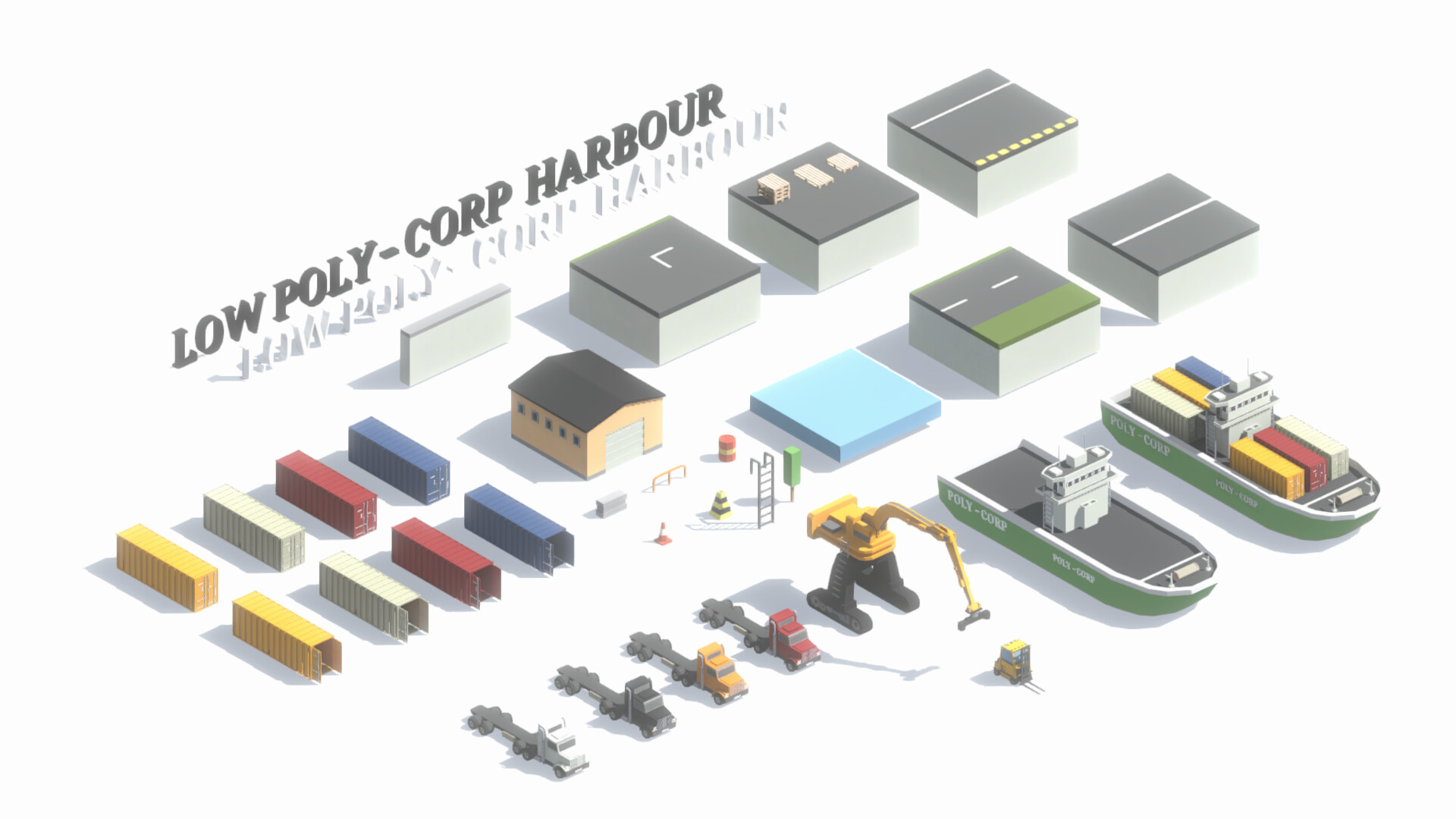A 3D - Low Poly Harbour