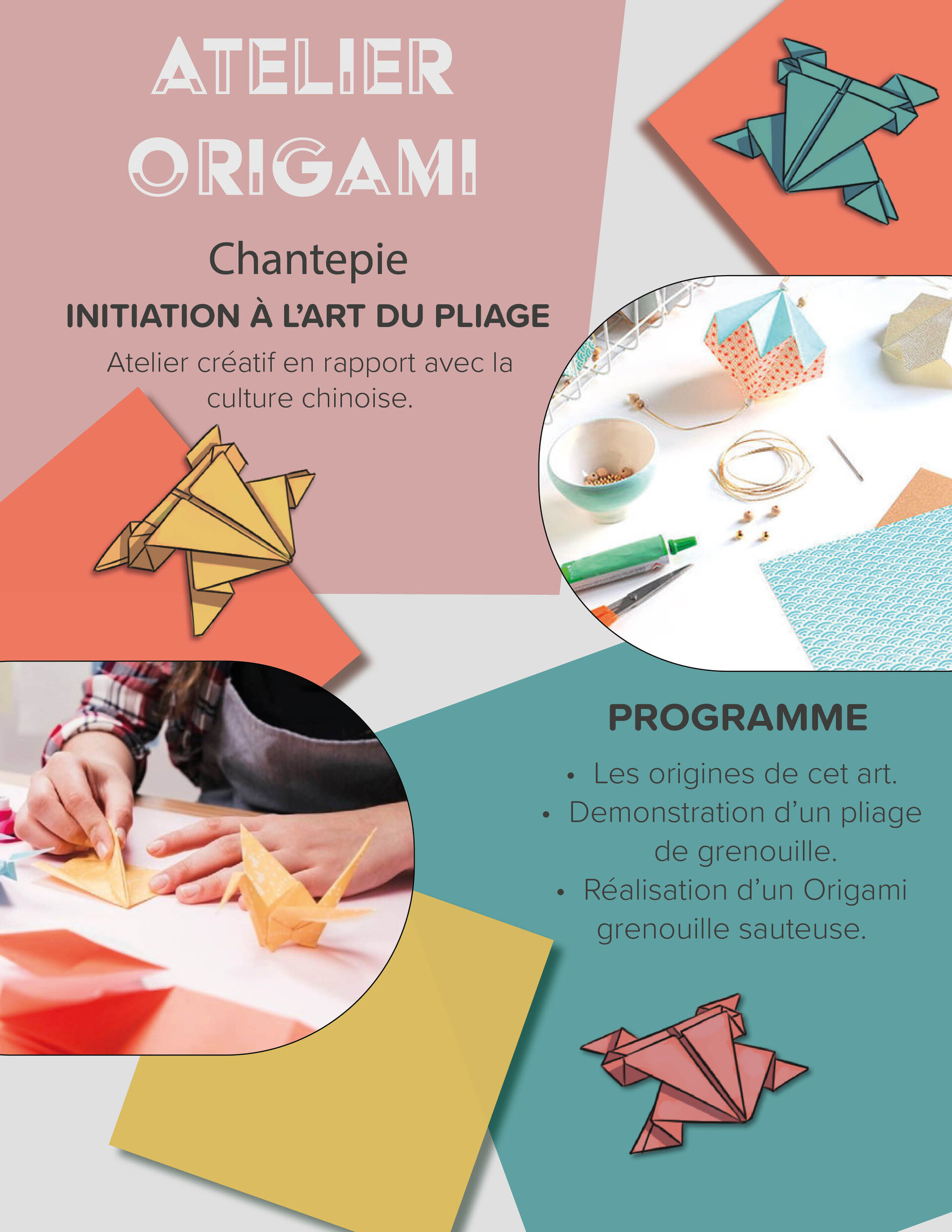 Ariane Vidal - Creative workshop posters - Graphic project