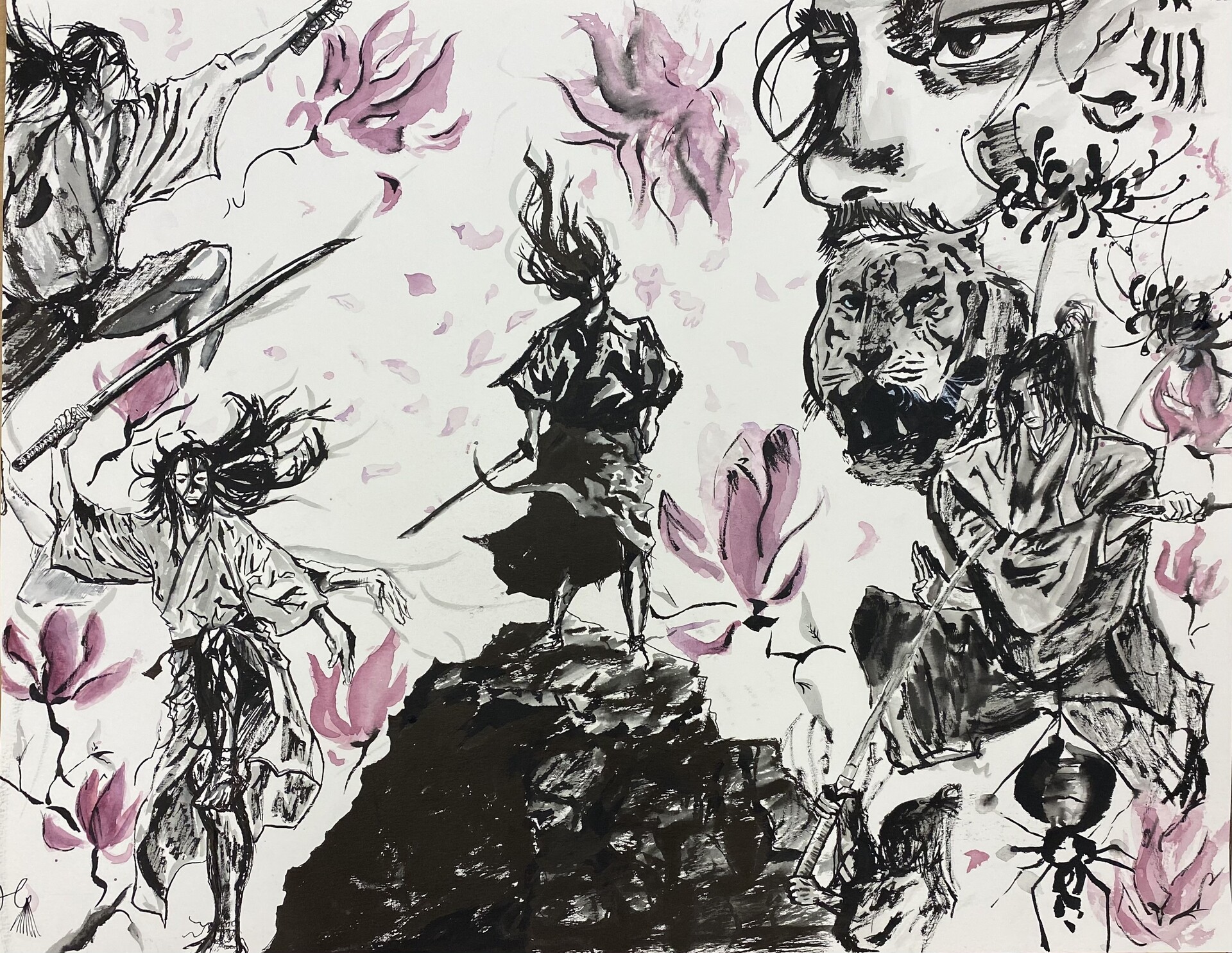 ArtStation - “Ganryu” Sasaki Kojiro from Vagabond