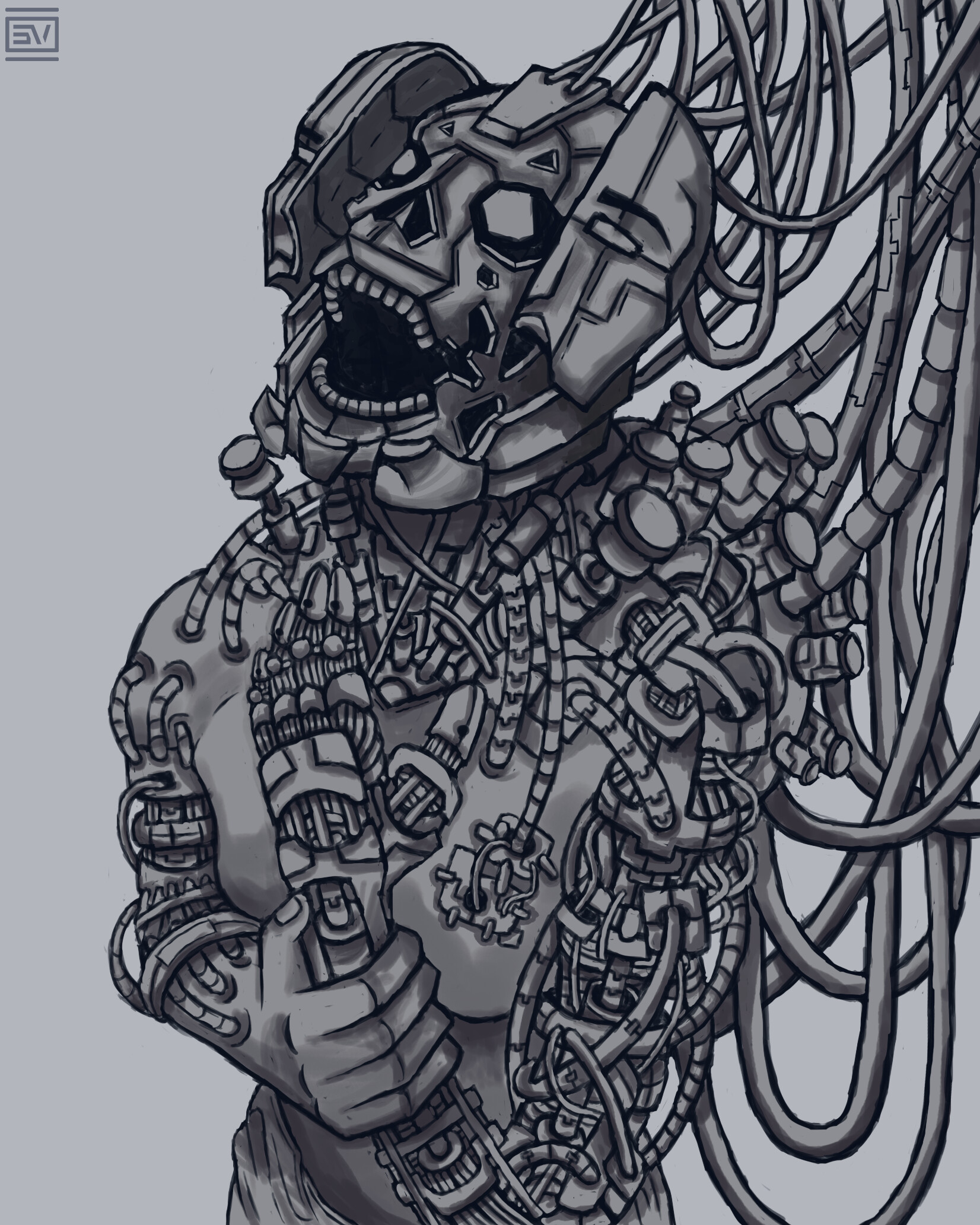 Cyberpunk Cyborg by Gabriel Verasto — ProUser.Me