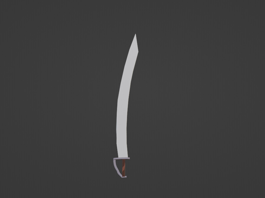 ArtStation - Scimitar Sword
