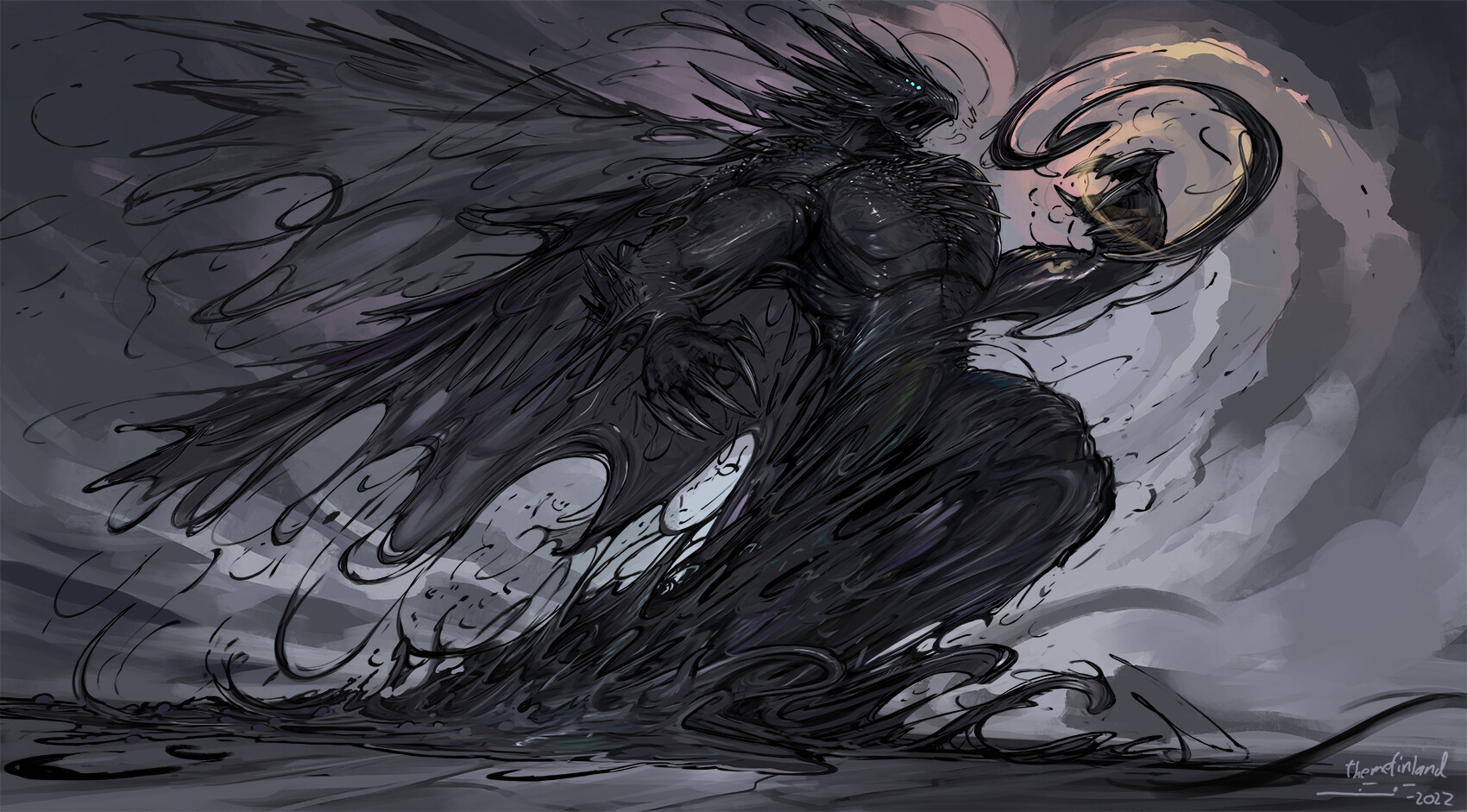 ArtStation - Corrupted avian lord