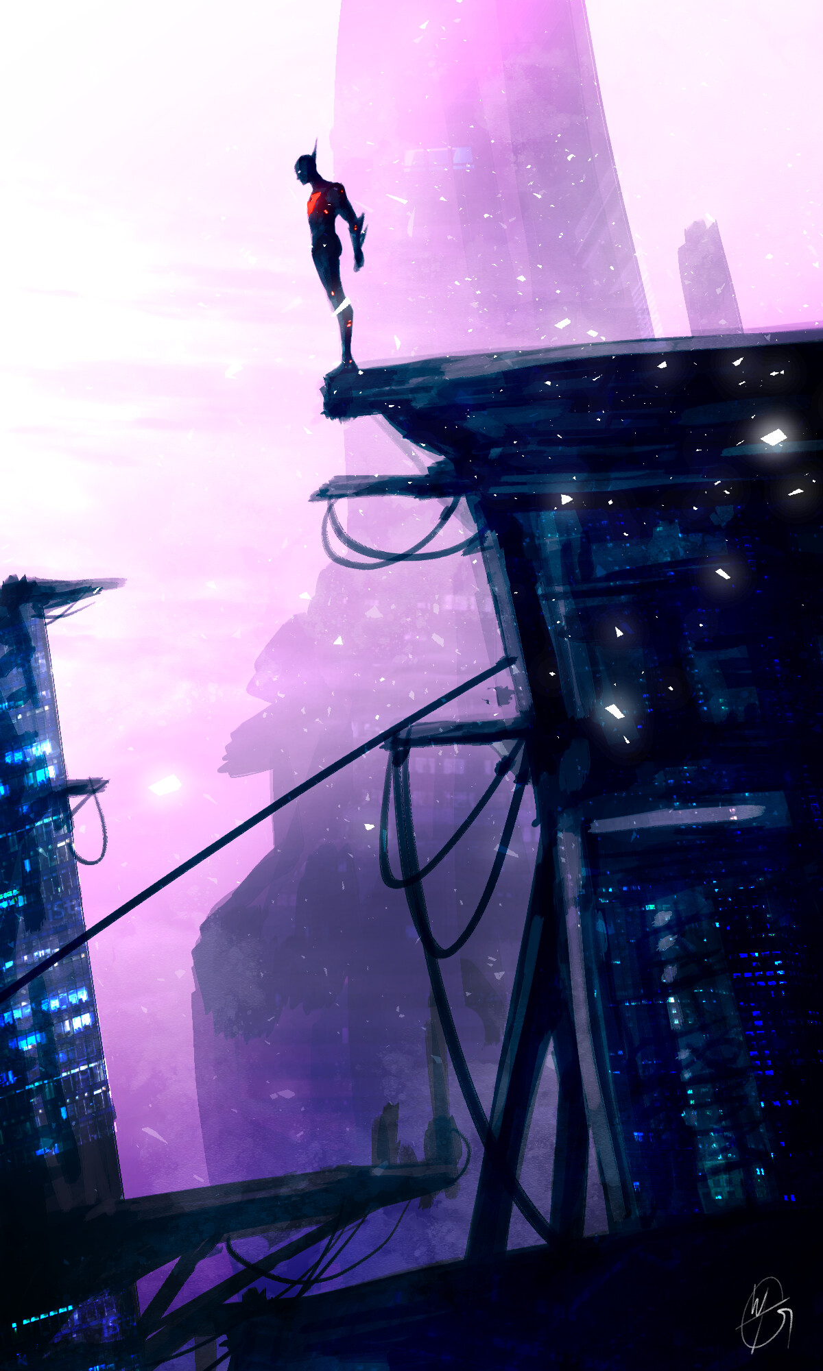 ArtStation - Neo Gotham speed painting