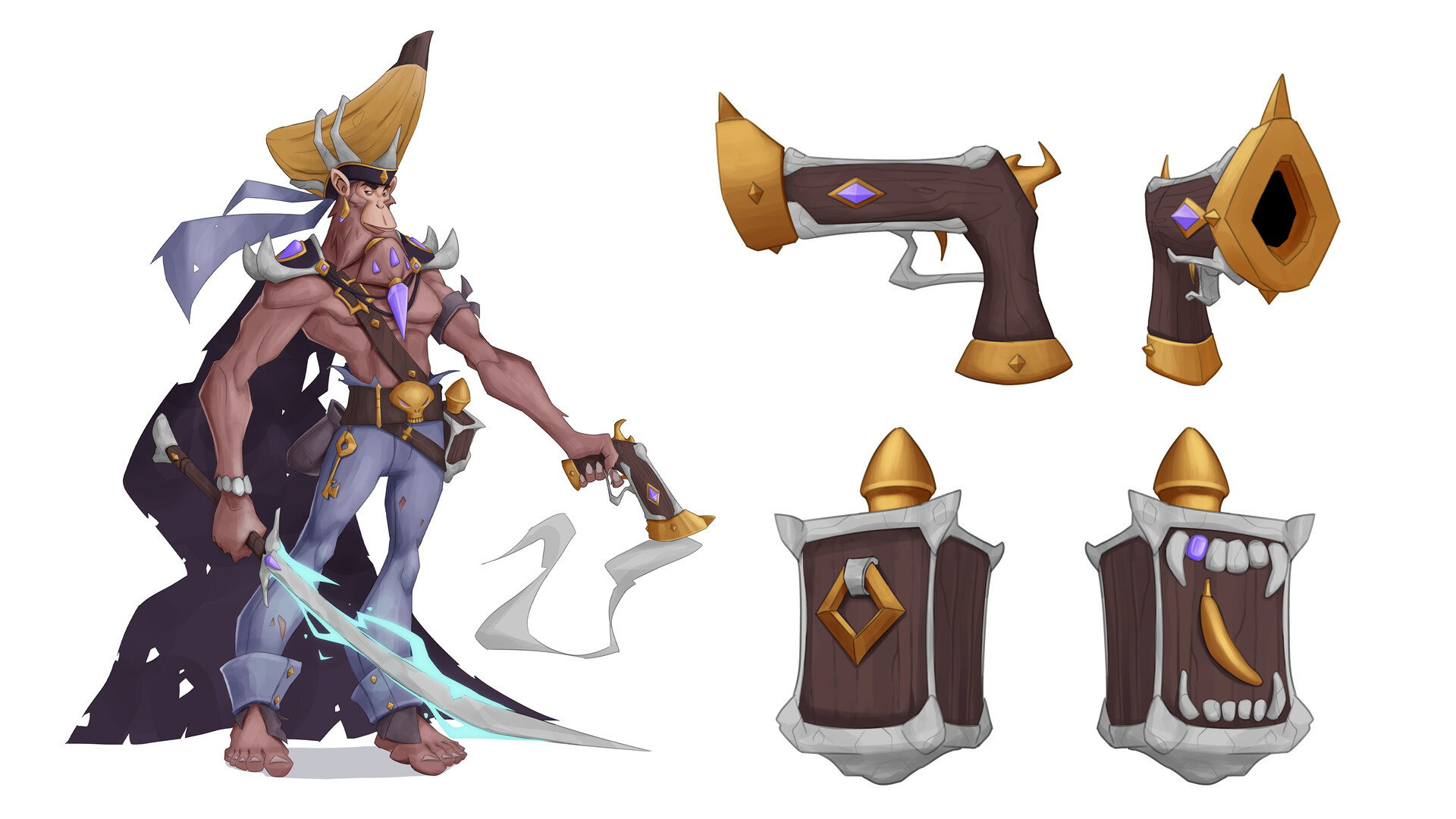 ArtStation - Monkey Captain