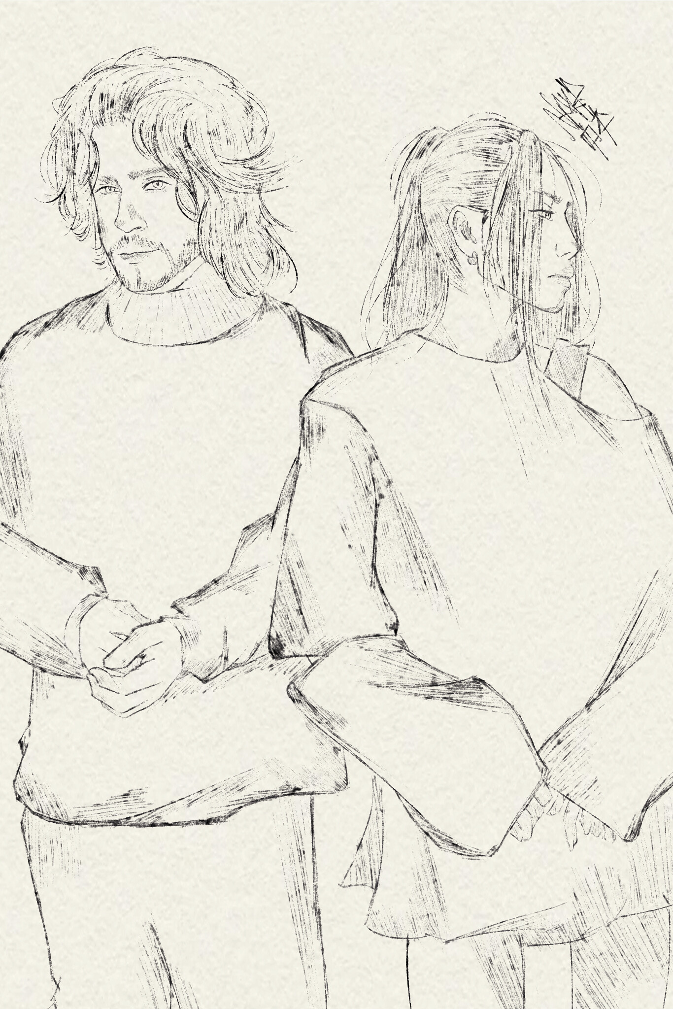 ArtStation - Cellbit and Lissa Hamada Sketch