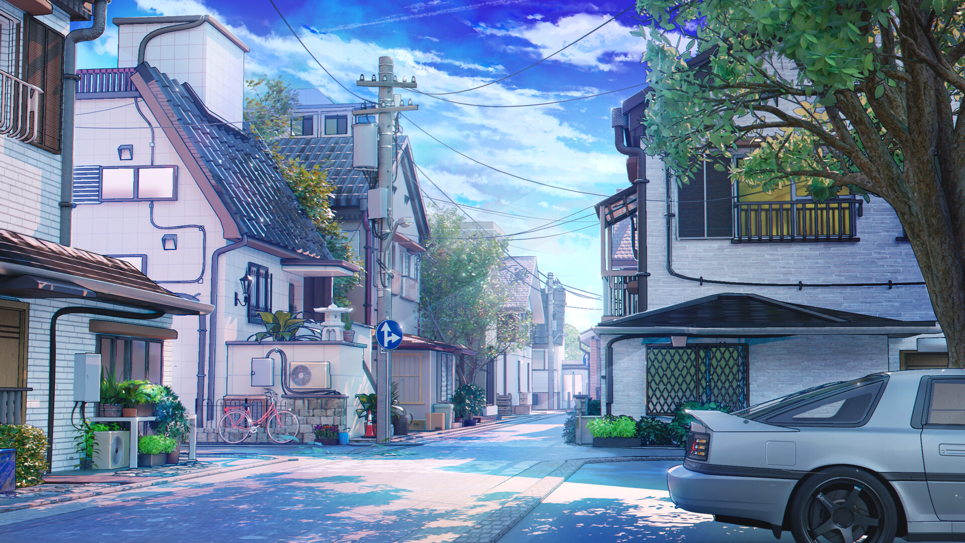 ArtStation - Backgrounds for mobile Visual Novel
