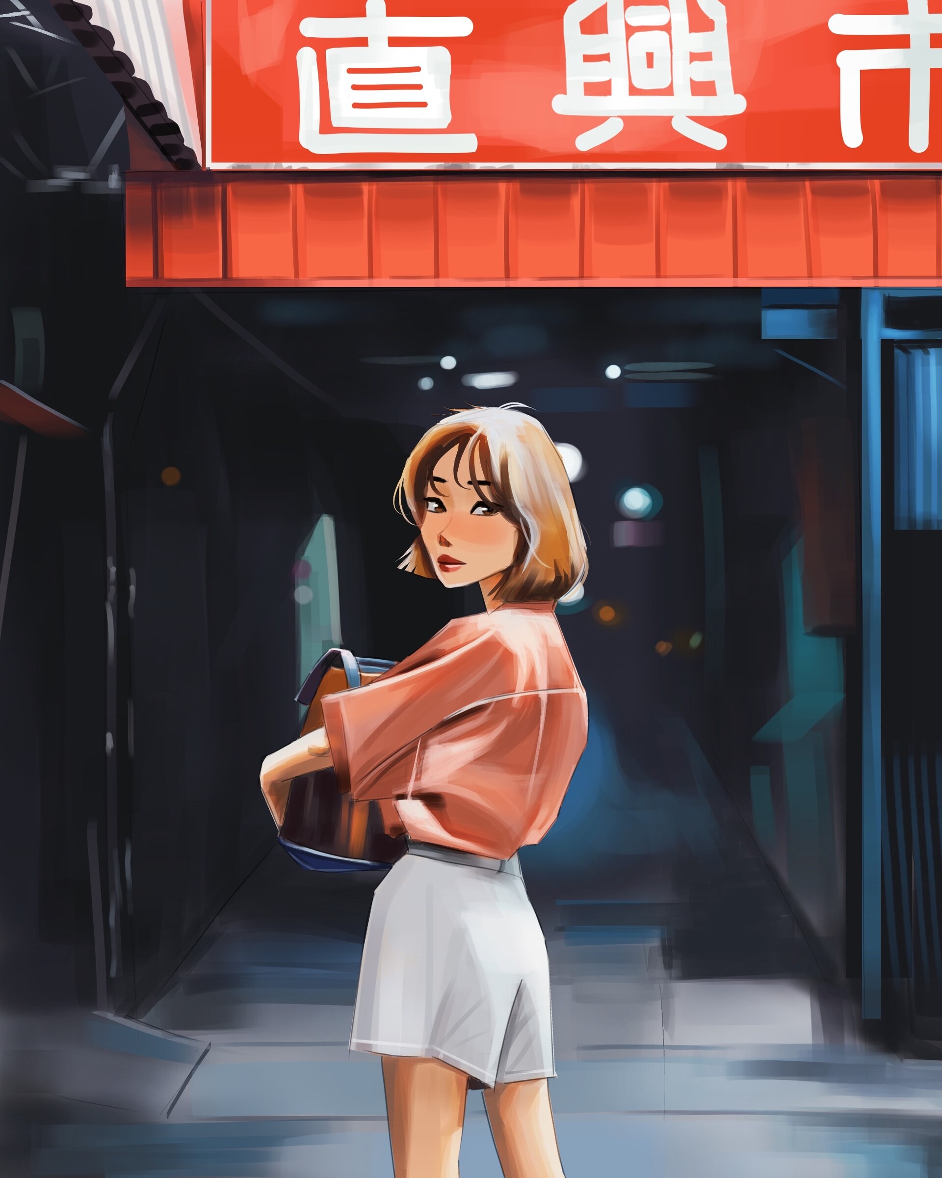 ArtStation - Portrait/Background study