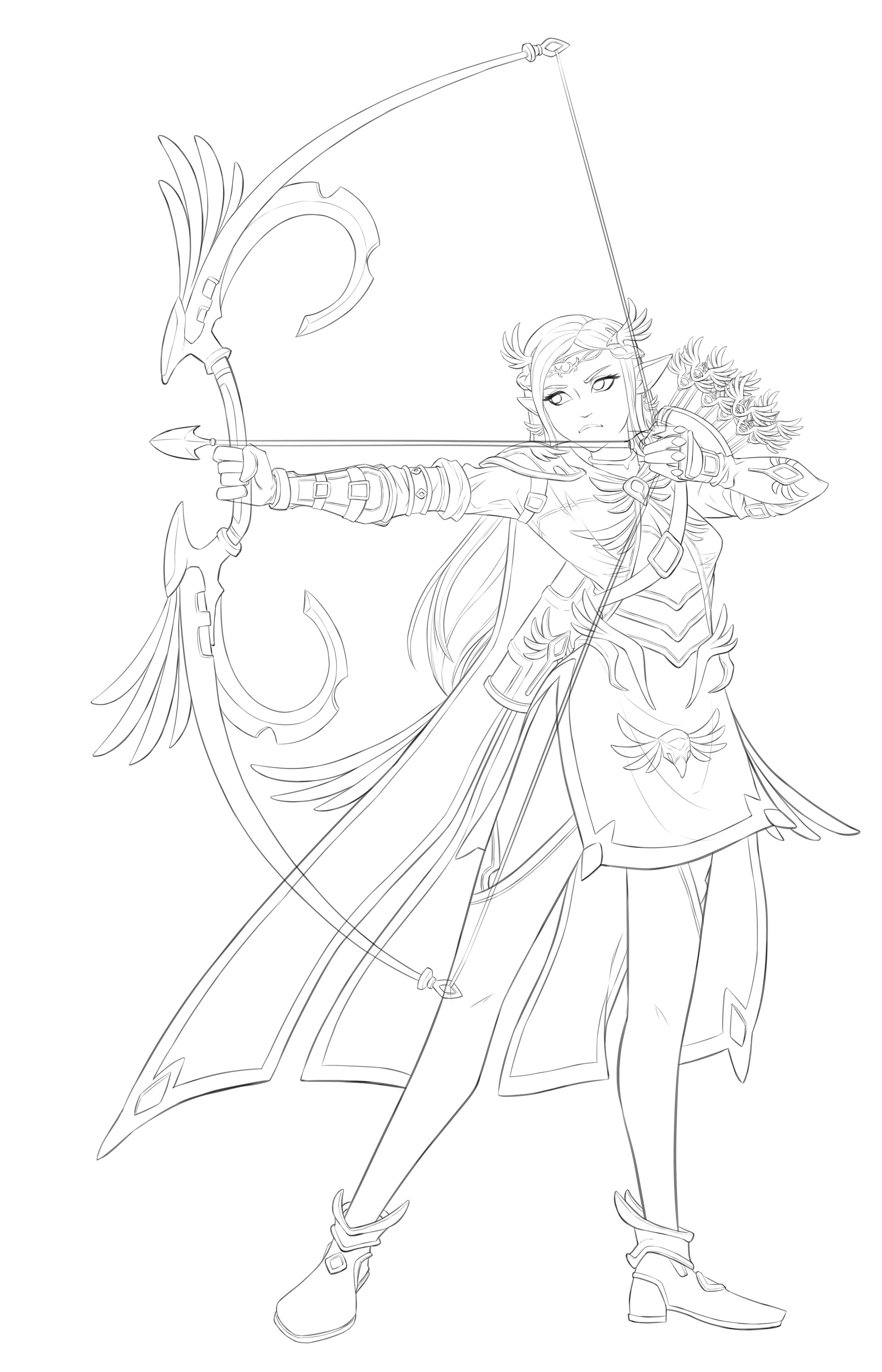 ArtStation - Archer illustration