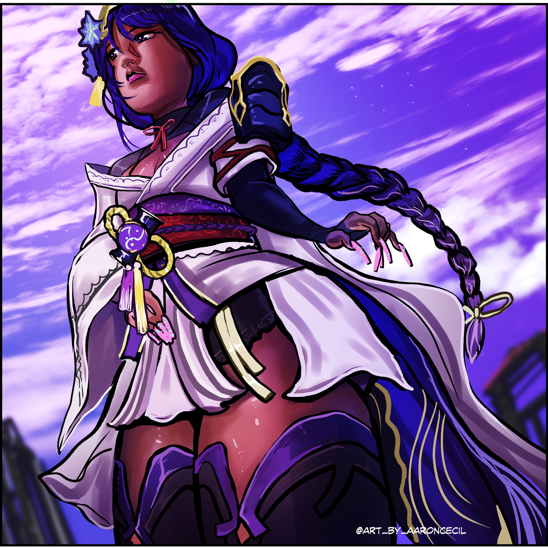 ArtStation - Gen shin Impact character concept art fanart