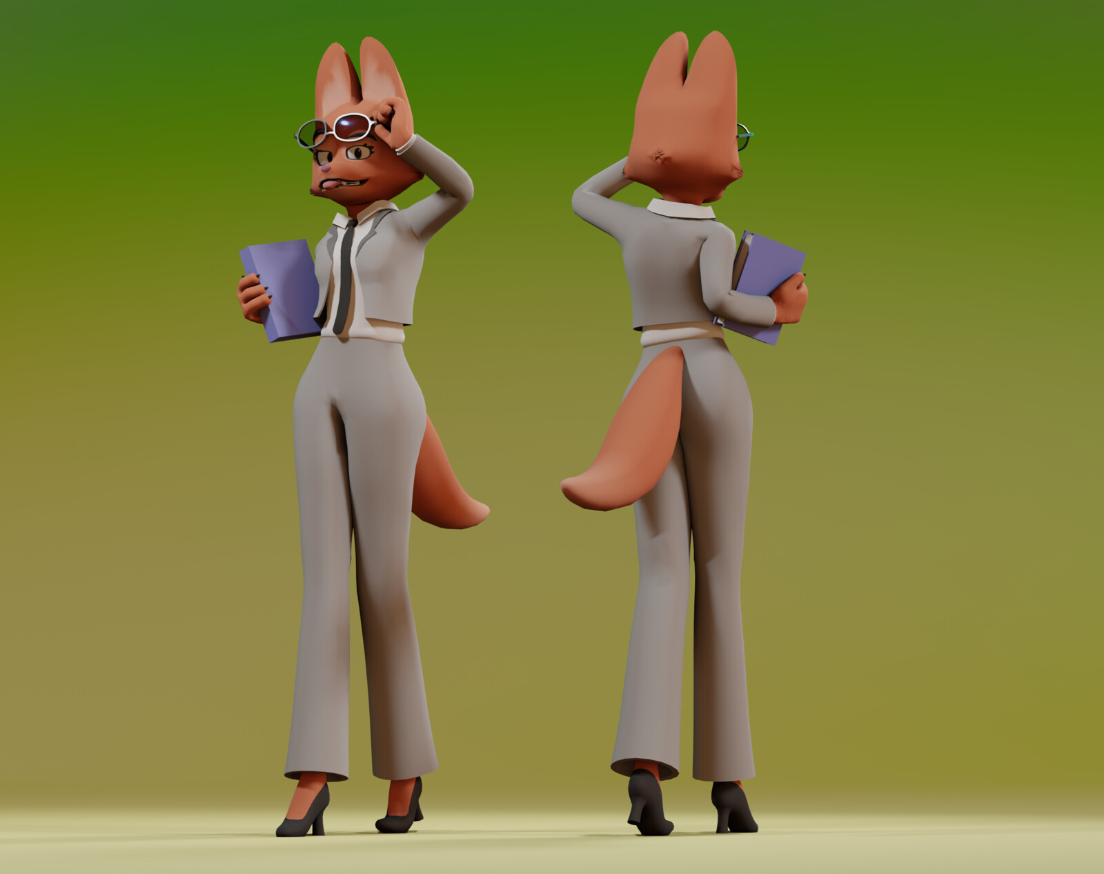 Brendan Smith - Diane Foxington - The Bad Guys [Fan Model]