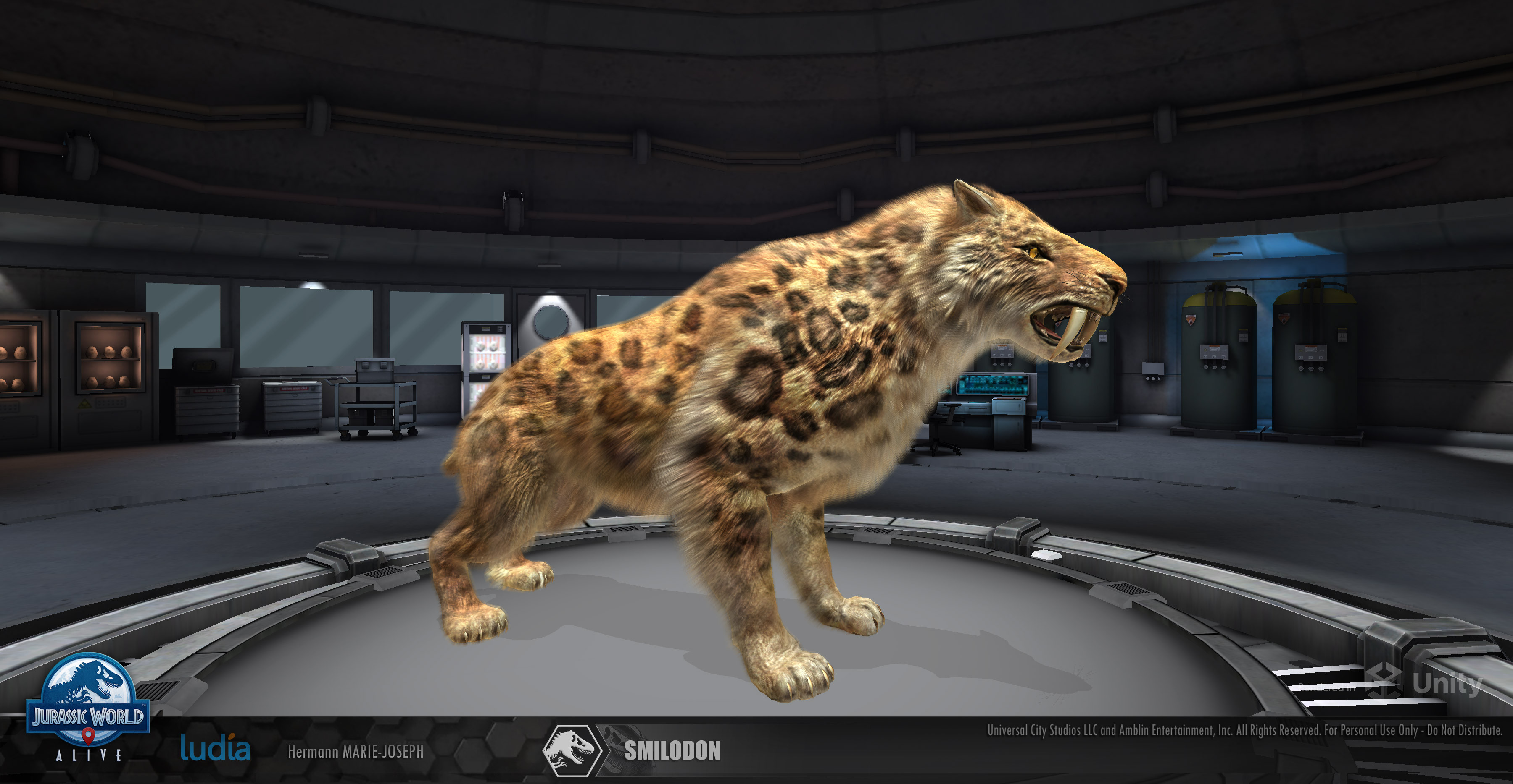 Hermann Marie-Joseph - Smilodon - Jurassic World Alive