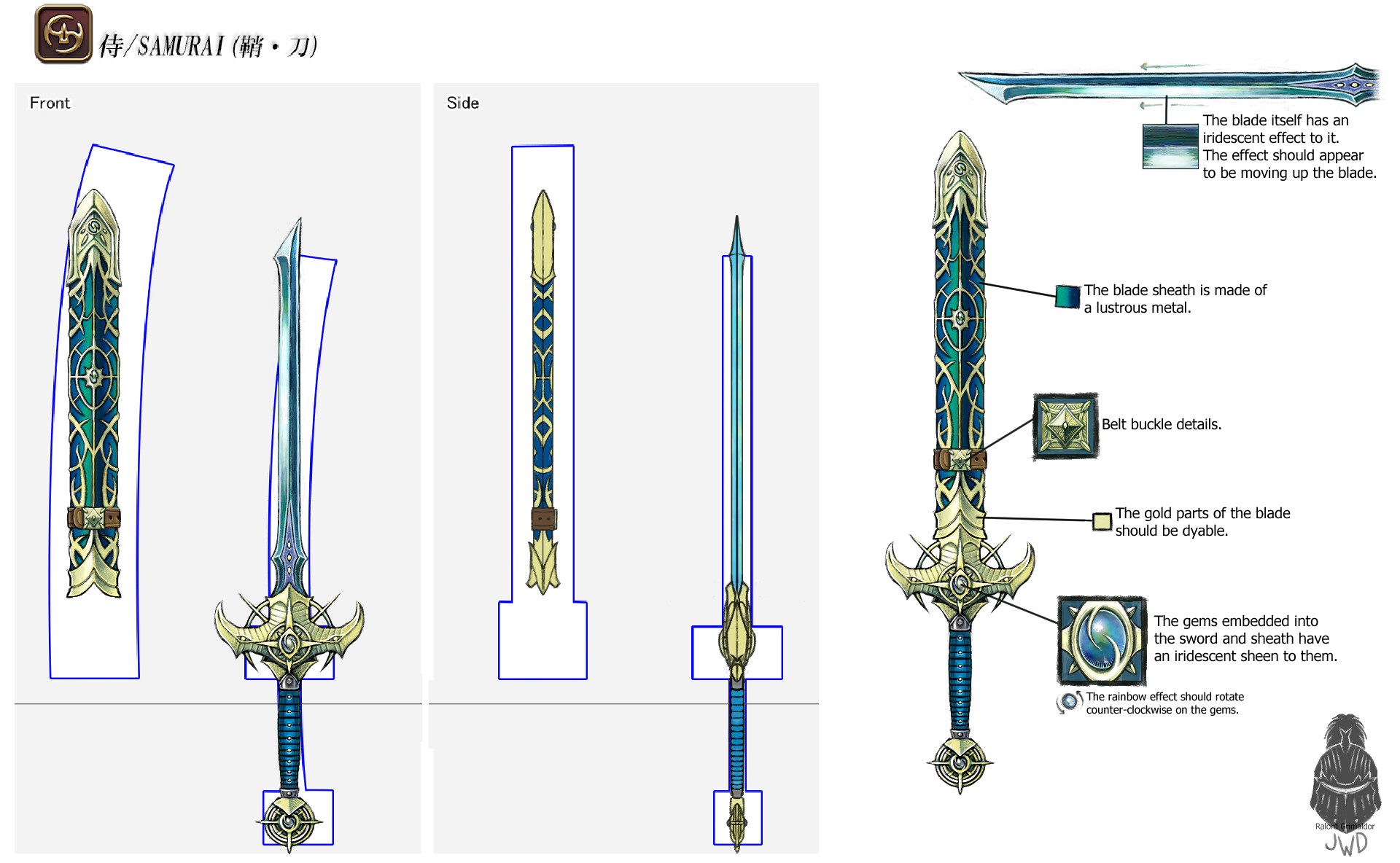ArtStation - FFXIV Weapon Design Entries