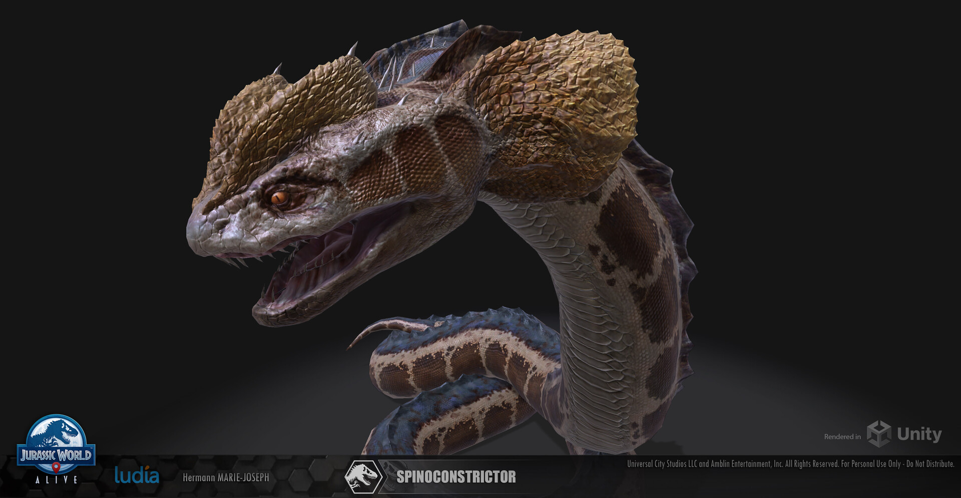 Hermann Marie-Joseph - Spinoconstrictor - Jurassic World Alive