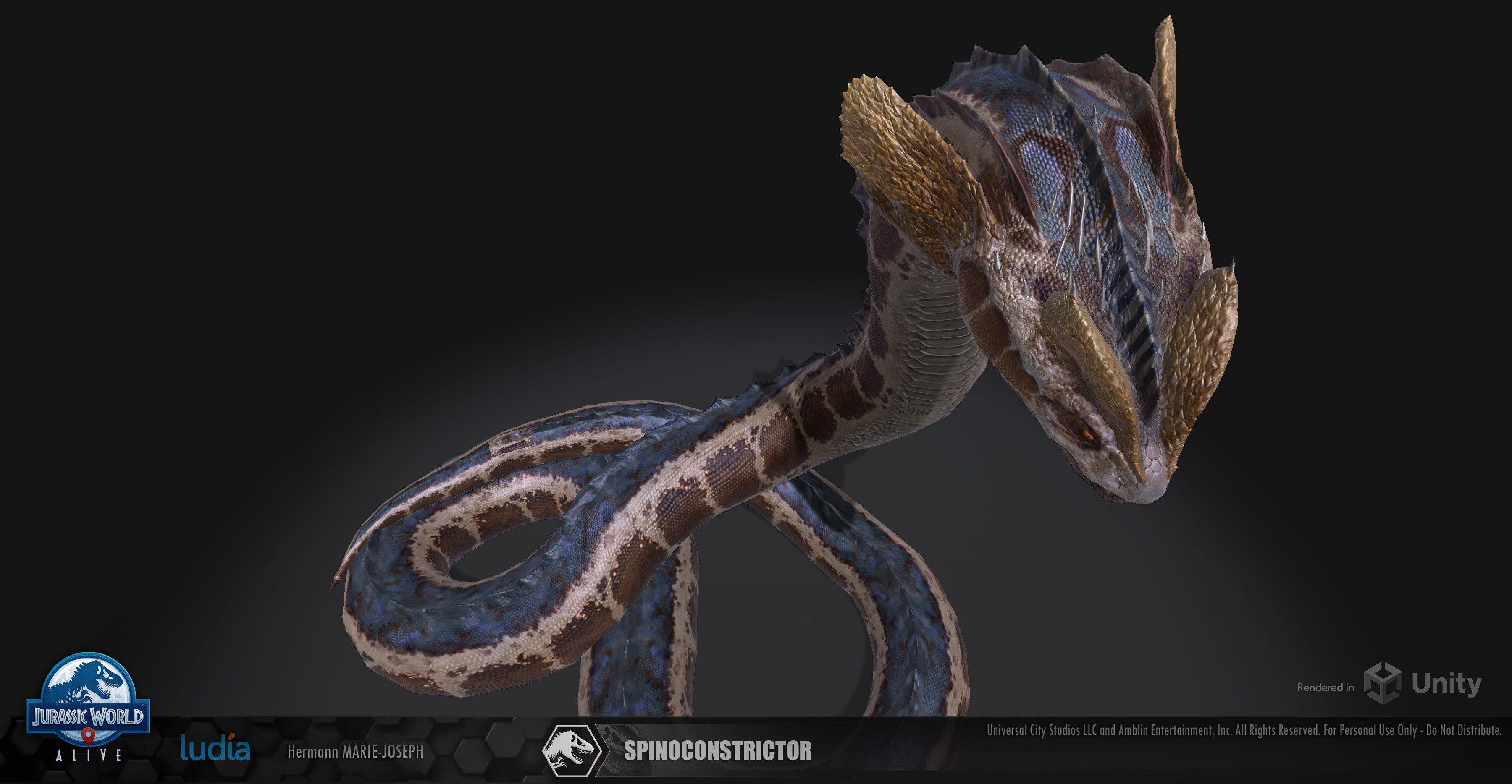 Hermann Marie-Joseph - Spinoconstrictor - Jurassic World Alive