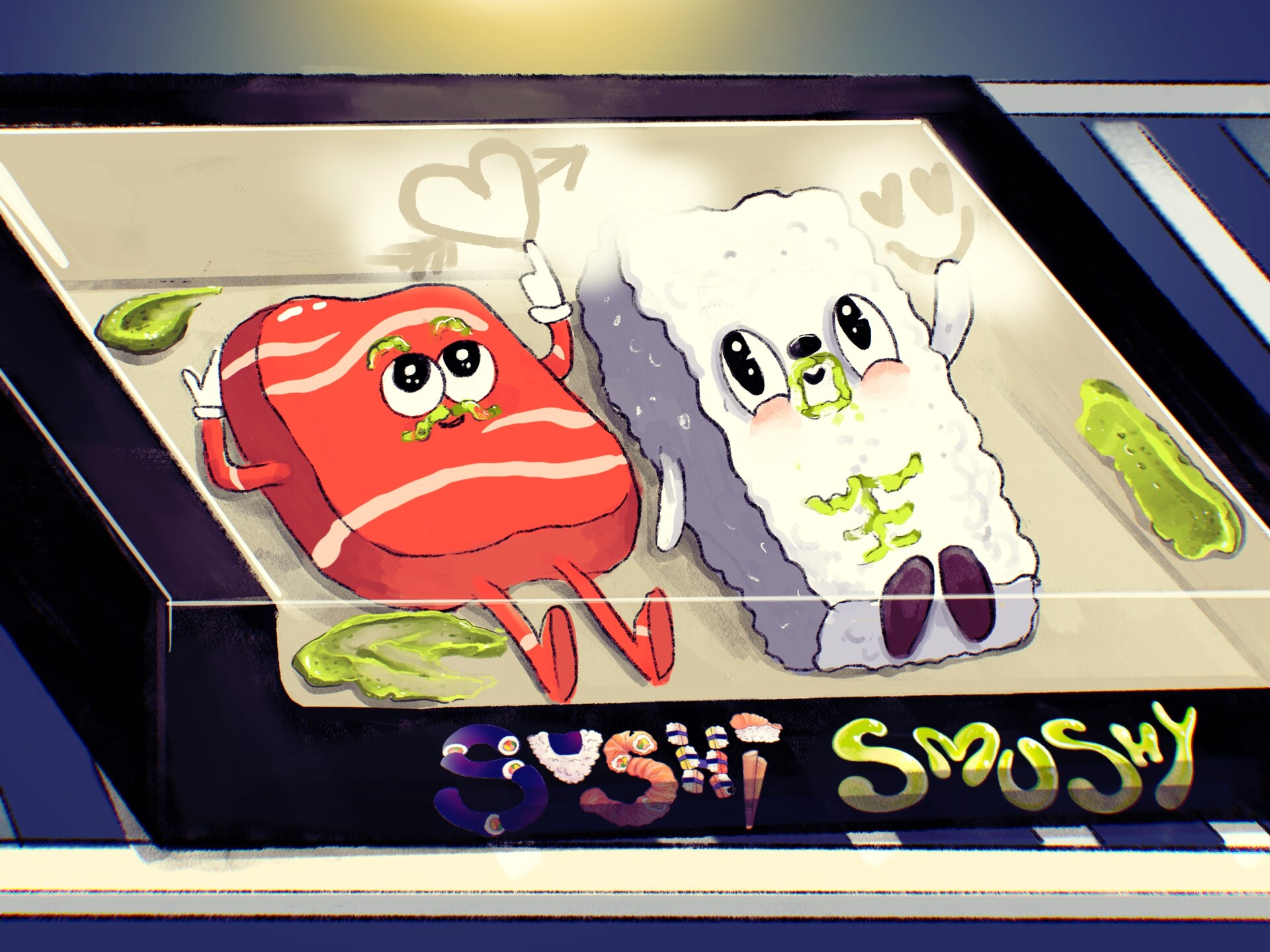 ArtStation - Cutscene for Sushi Smushy