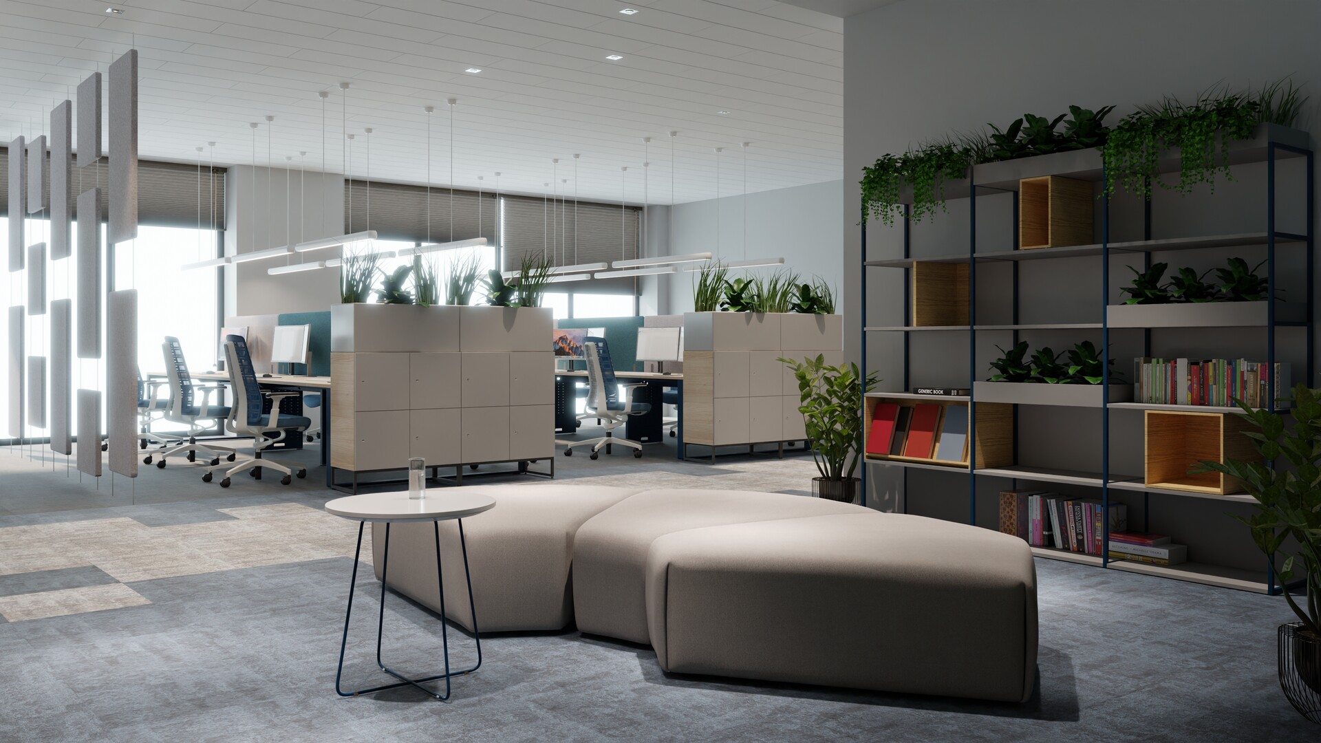 ArtStation - Architectural Visualization - Openspace with conference ...