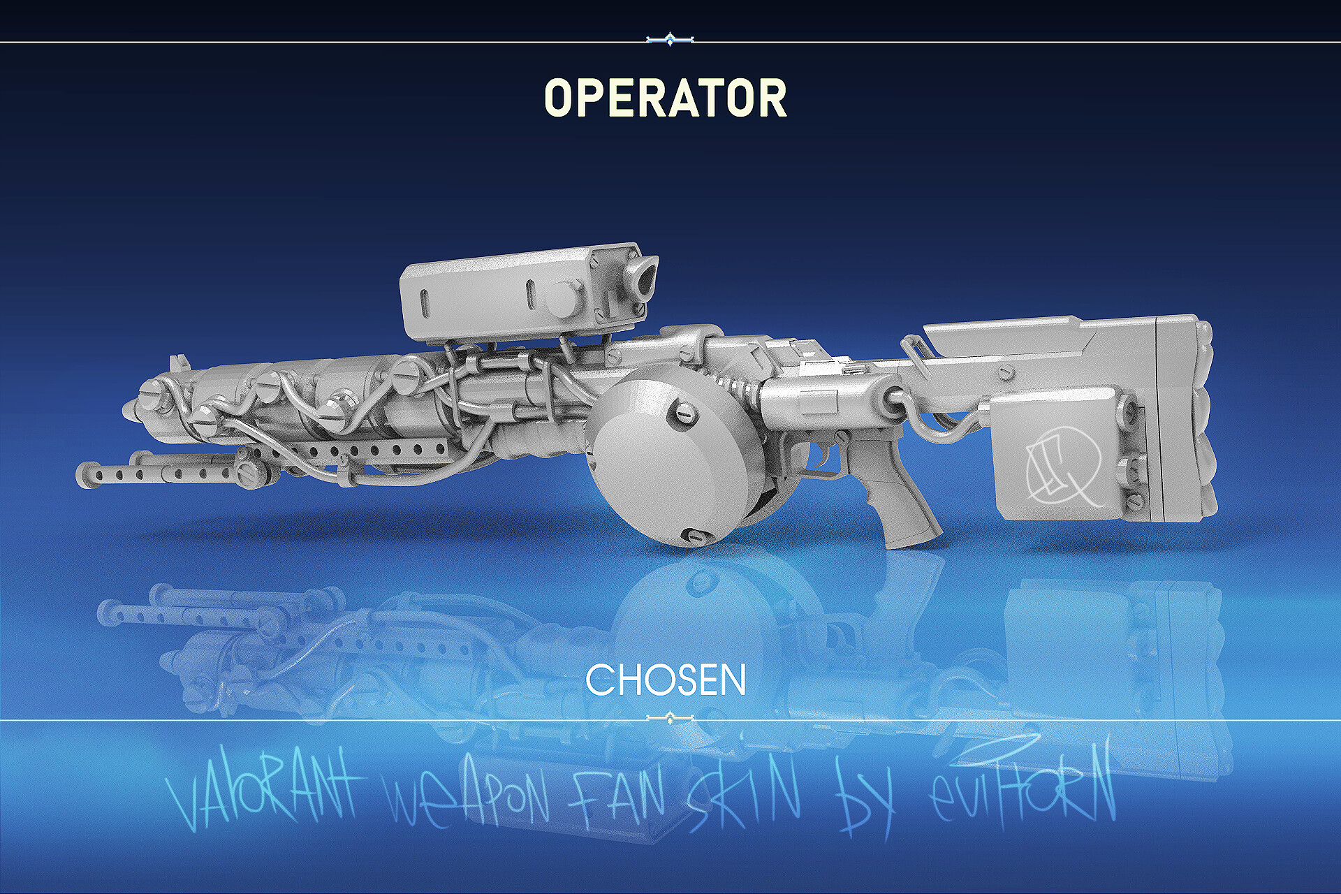 Evil Torn - Valorant: Operator Fan Skin Chosen