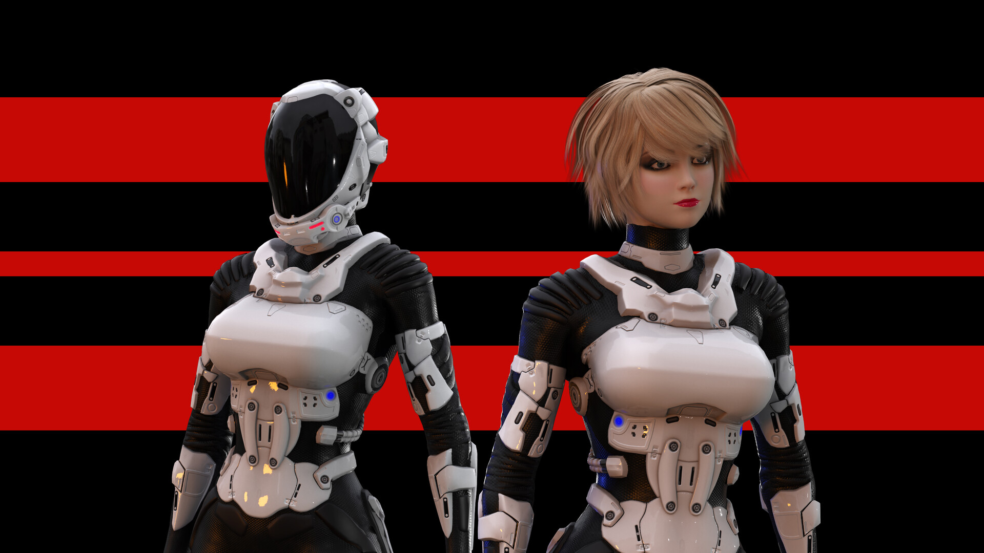 ArtStation - Sci fi female pilot