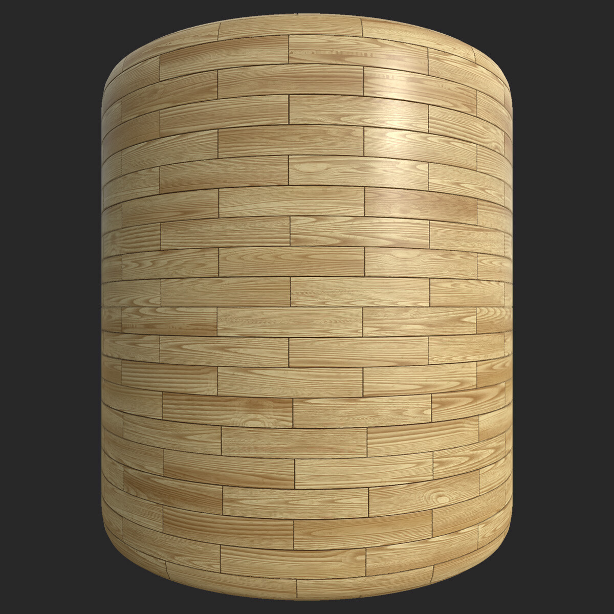 TextureCan - Waxed Beech Wood Plank Tiles (FREE PBR Texture)