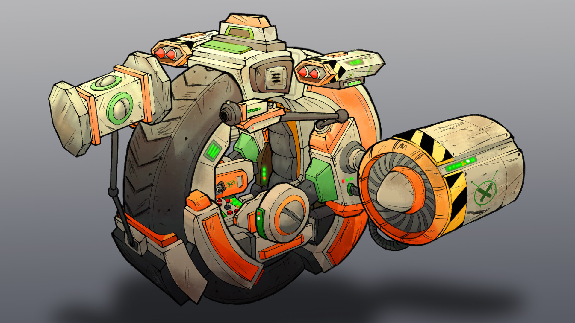 ArtStation - Mad Scientist Bike