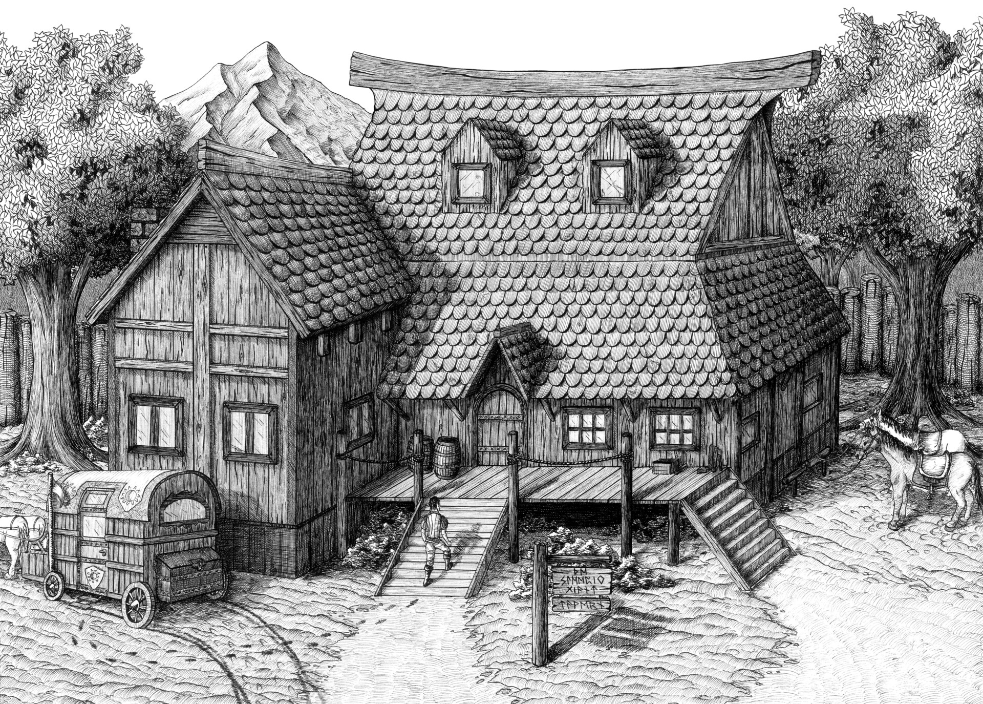 ArtStation - 'The Sleeping Giant' Tavern