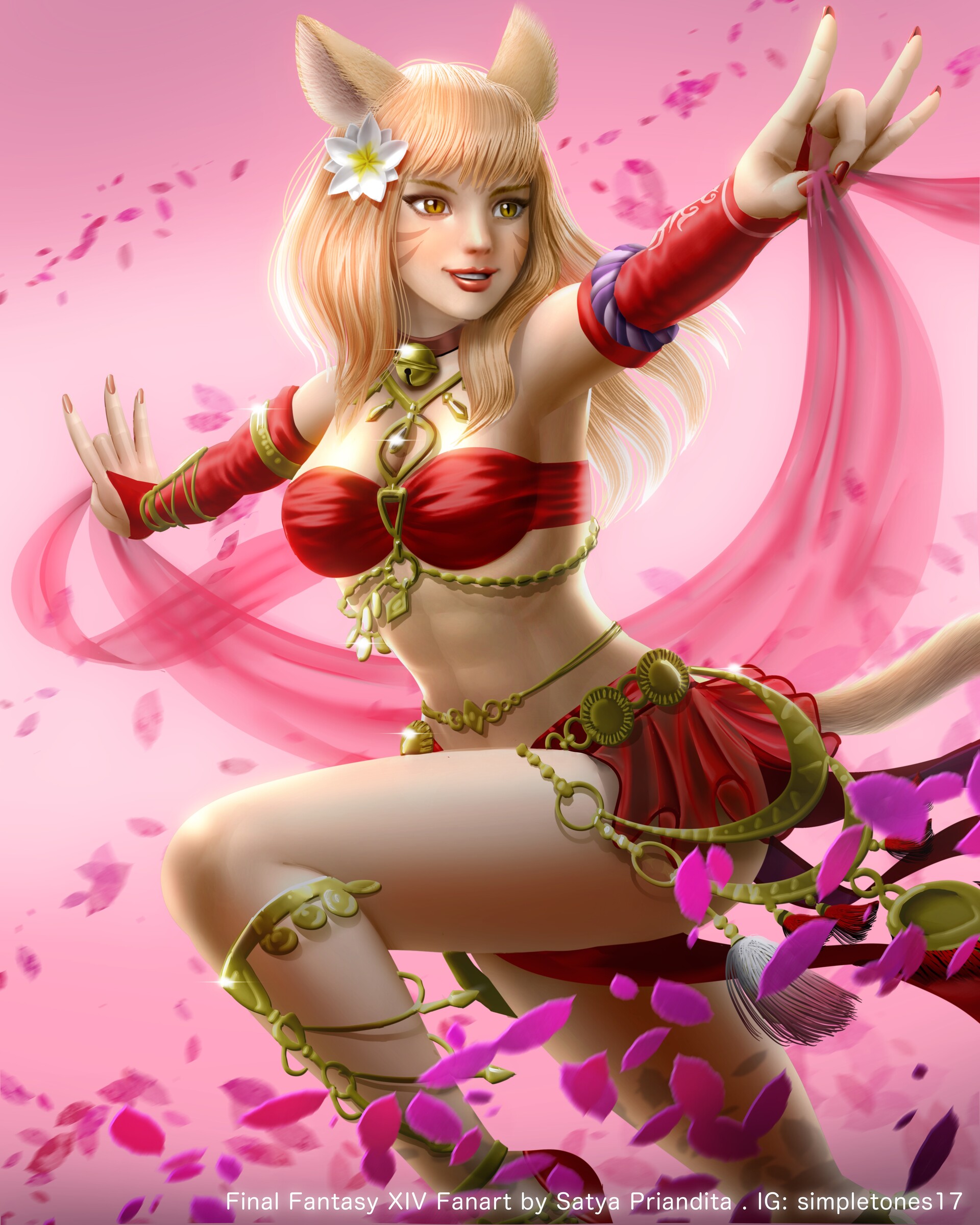 ArtStation - Miqote Dancer