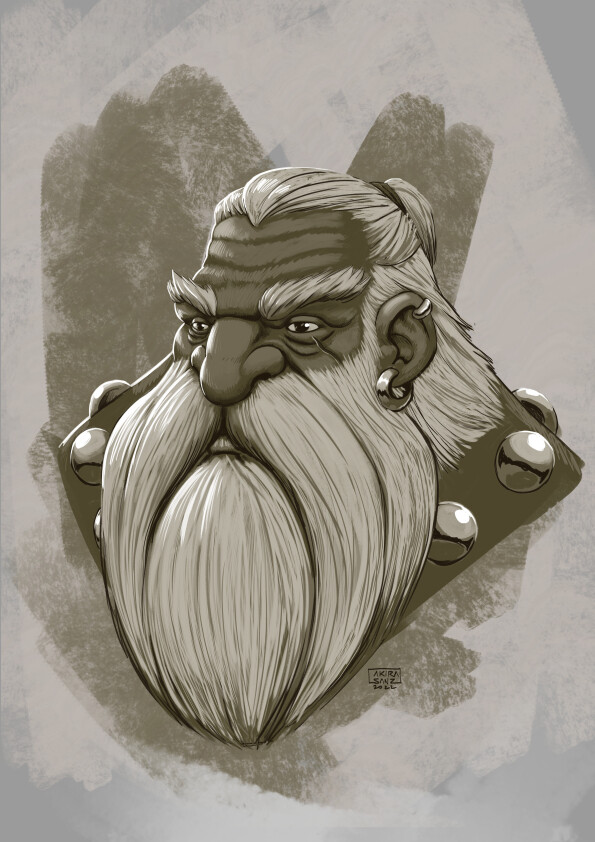 ArtStation - Dwarf Bust
