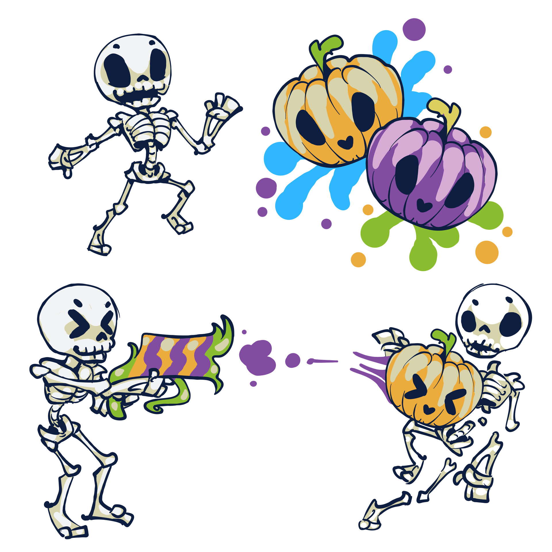 ArtStation - Spooky Dodgeball