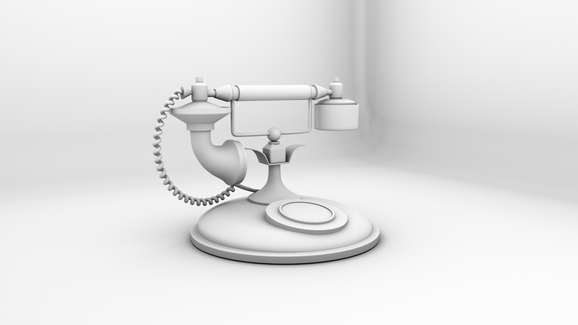ArtStation - 3D telephone Modelling