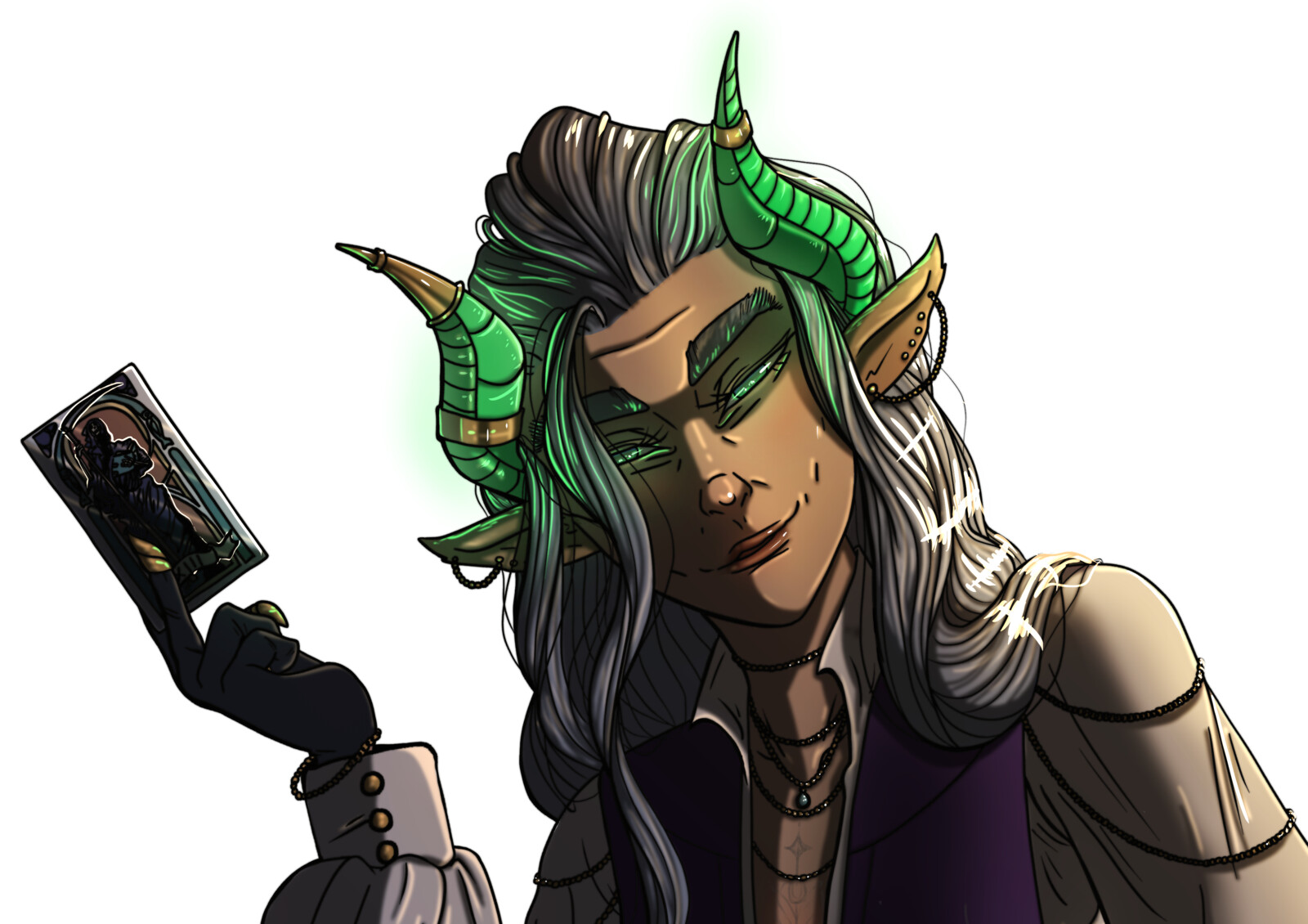 Sami Salami - D&D Character Portrait: Quveli