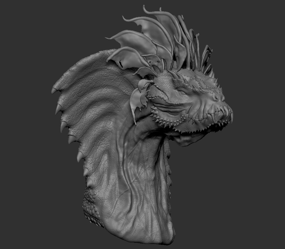 ArtStation - Dragon head