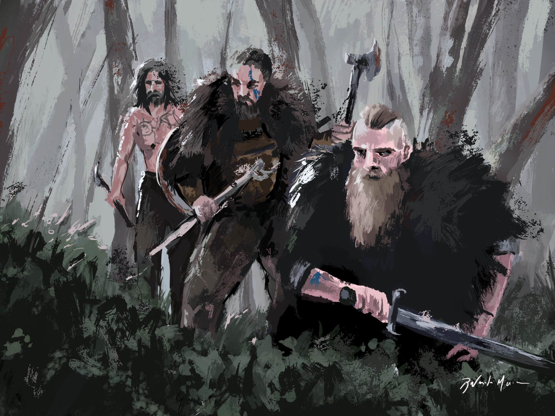 ArtStation - Vikings on the Prowl