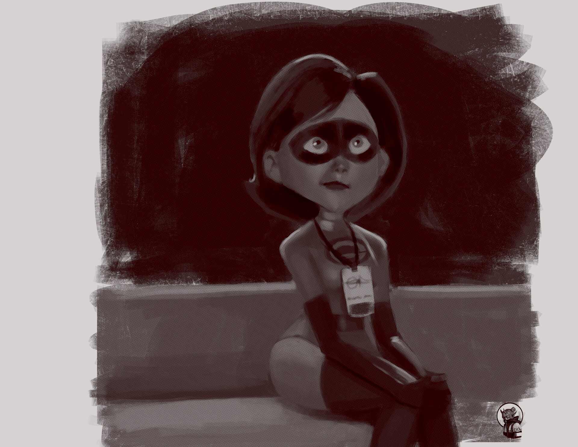 ArtStation - Elastigirl sketch
