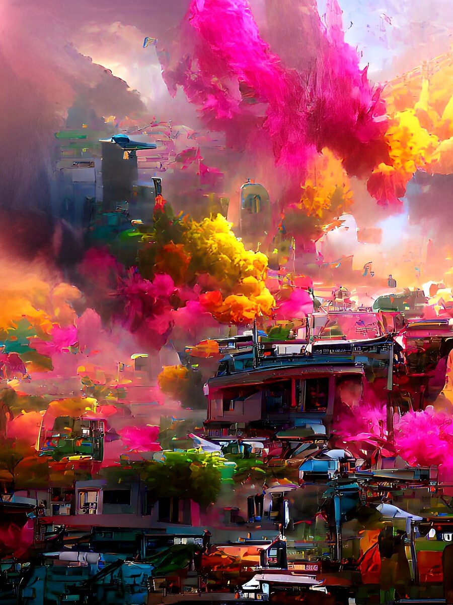 ArtStation - Color explosion