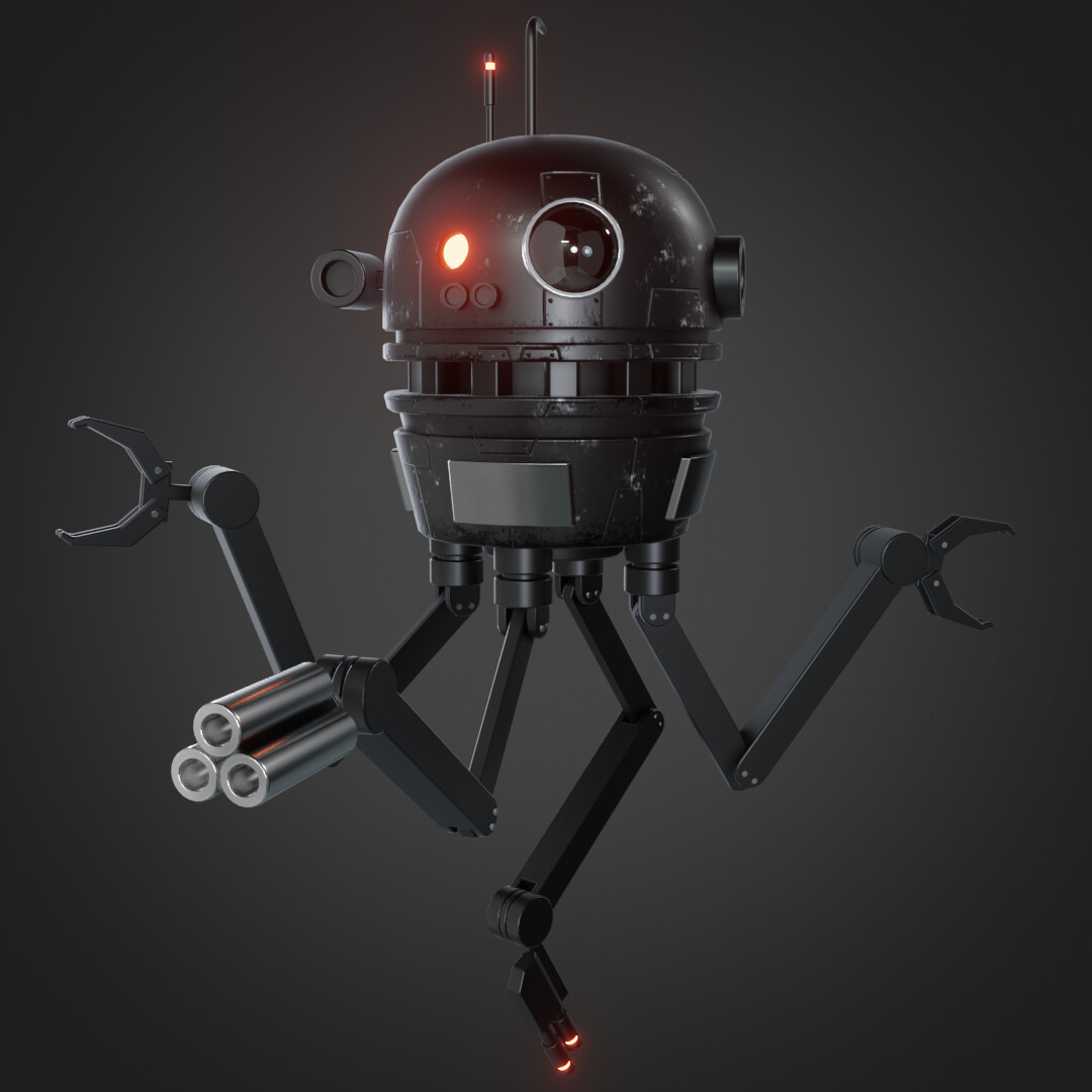 Flying Robot Concept Art