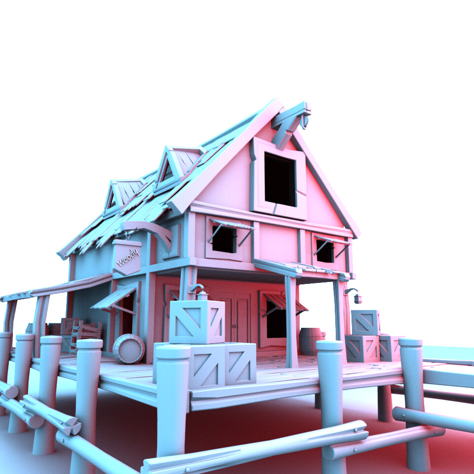 ArtStation - Low Poly Modelling / 1