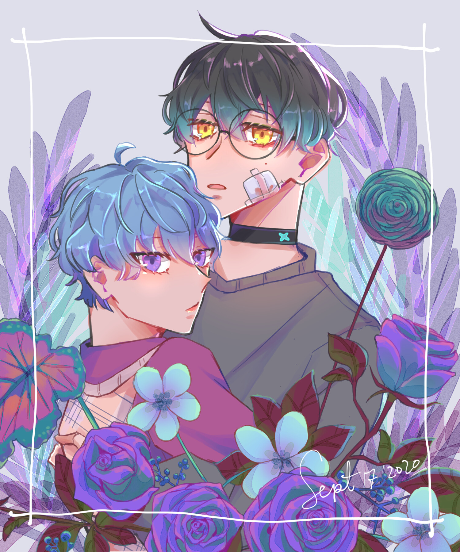 ArtStation - My oc w/ friend