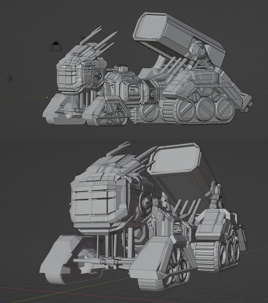 ArtStation - Mobile Command Carrier (Modules - WIP)