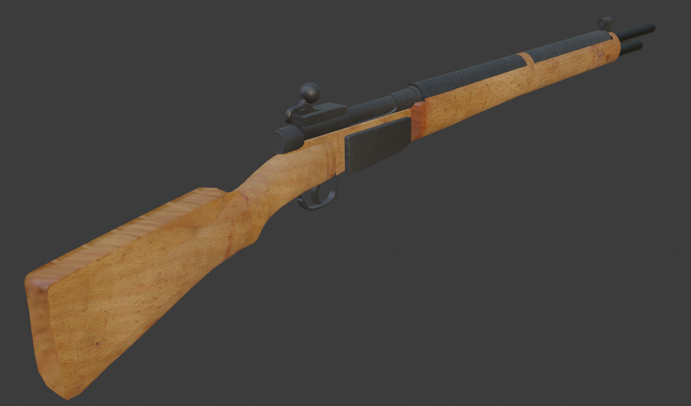 ArtStation - French WWII rifle