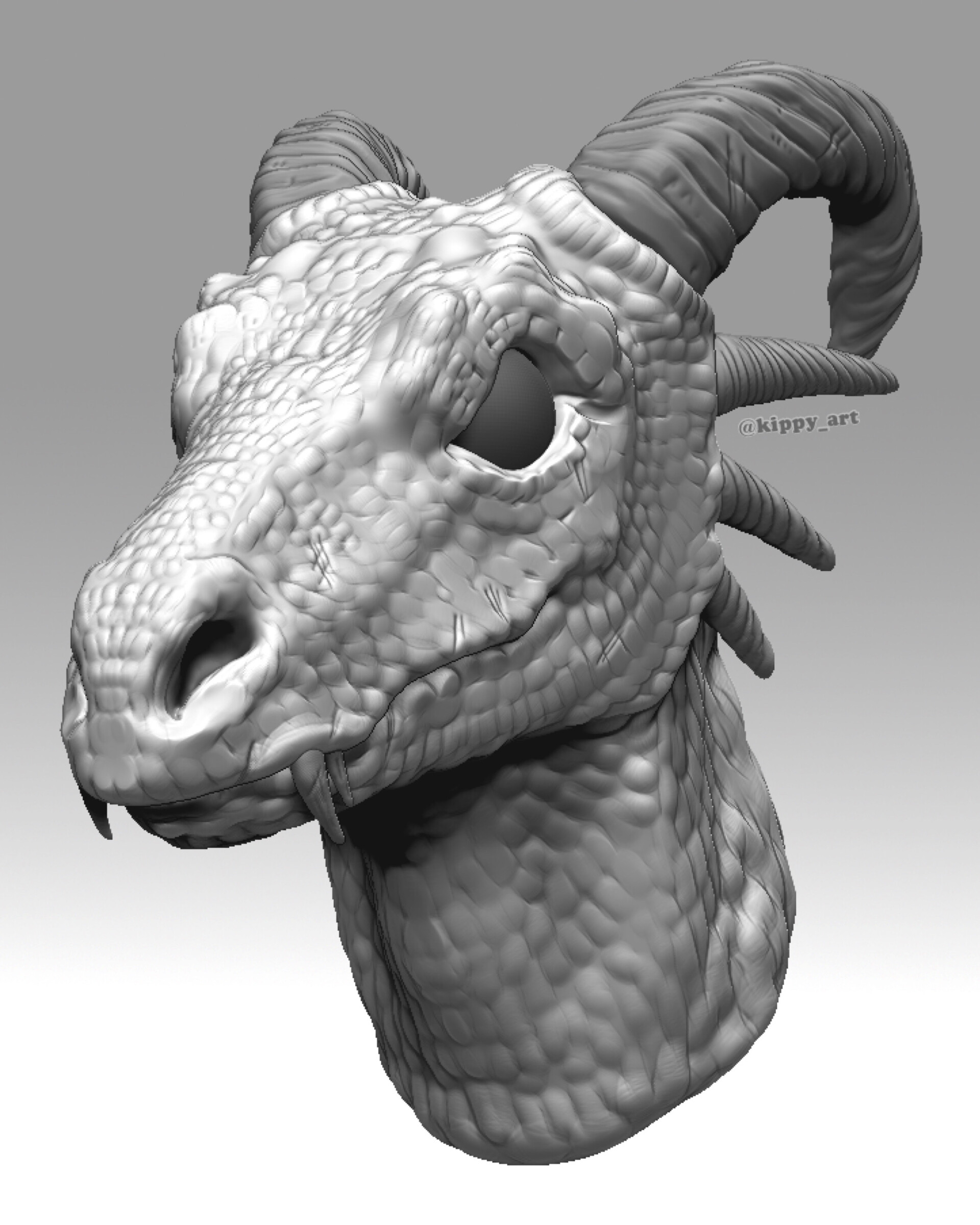 ArtStation - Dragon Bust