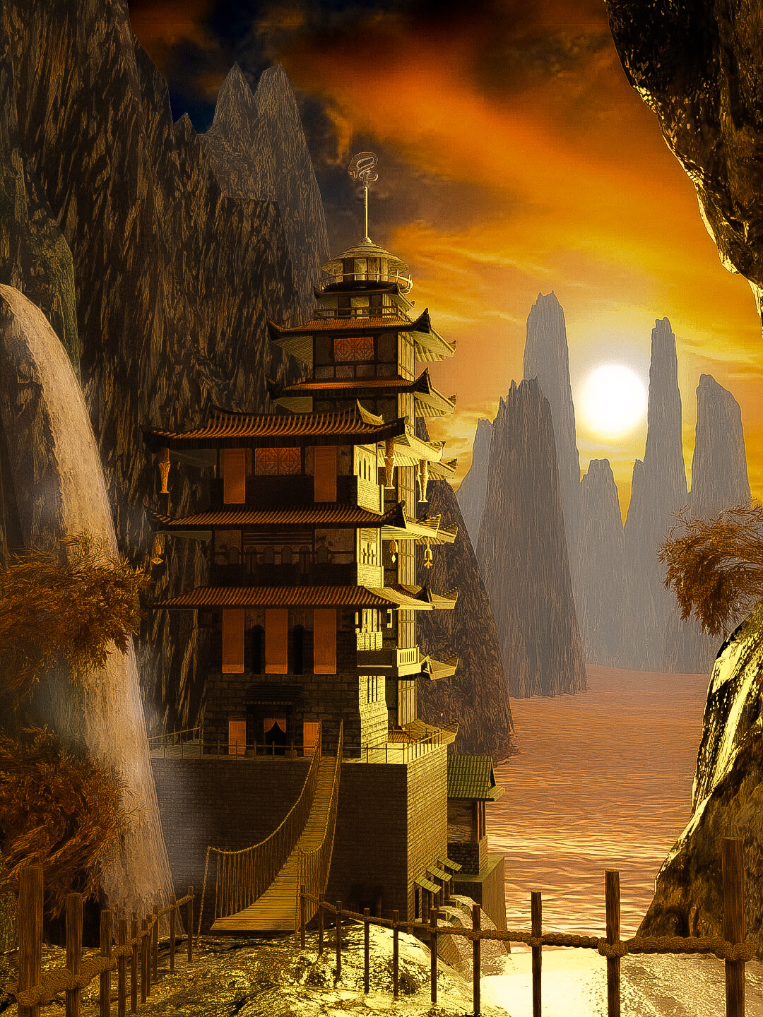 ArtStation - Canyon Fort