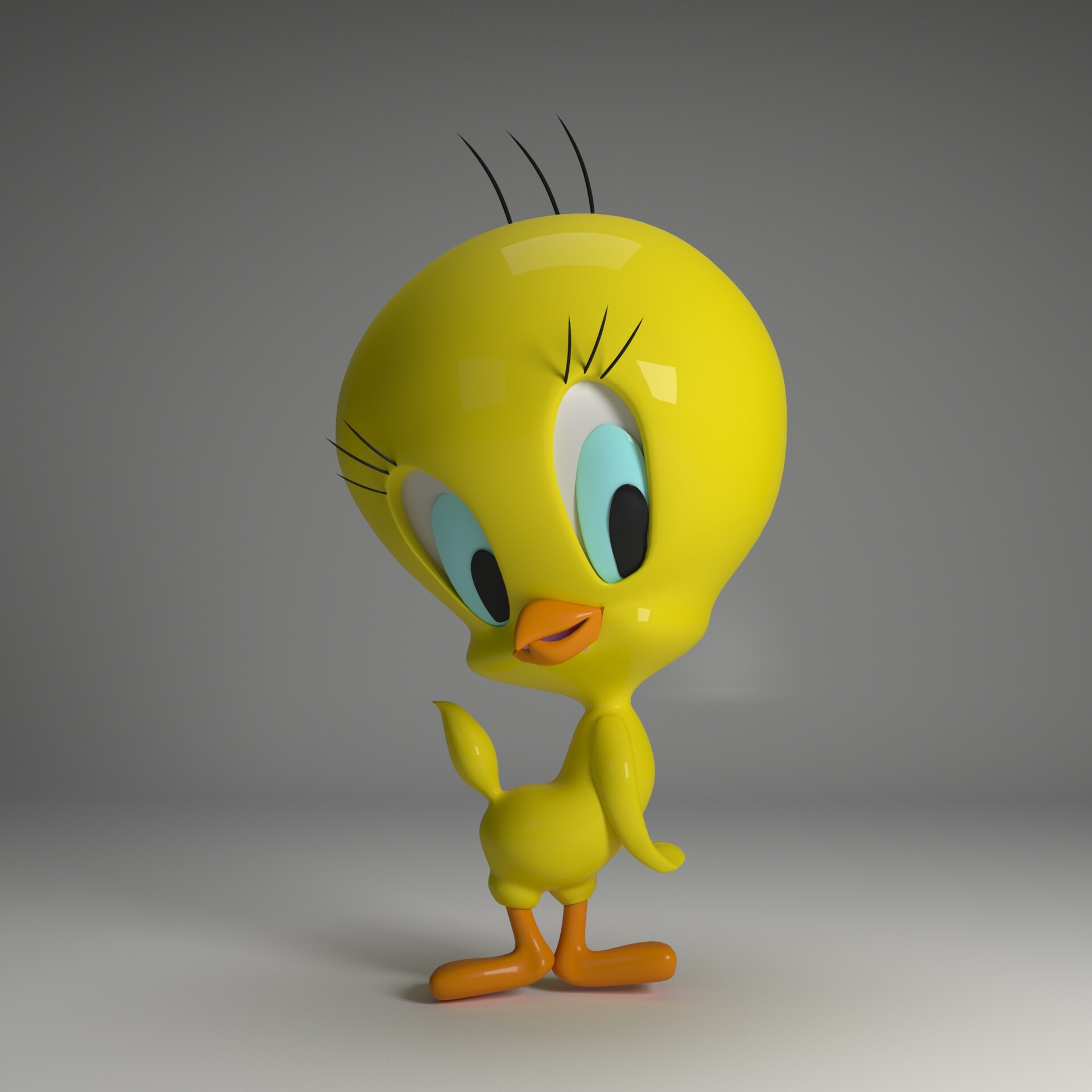 ArtStation - 3D cartoon character : Tweety