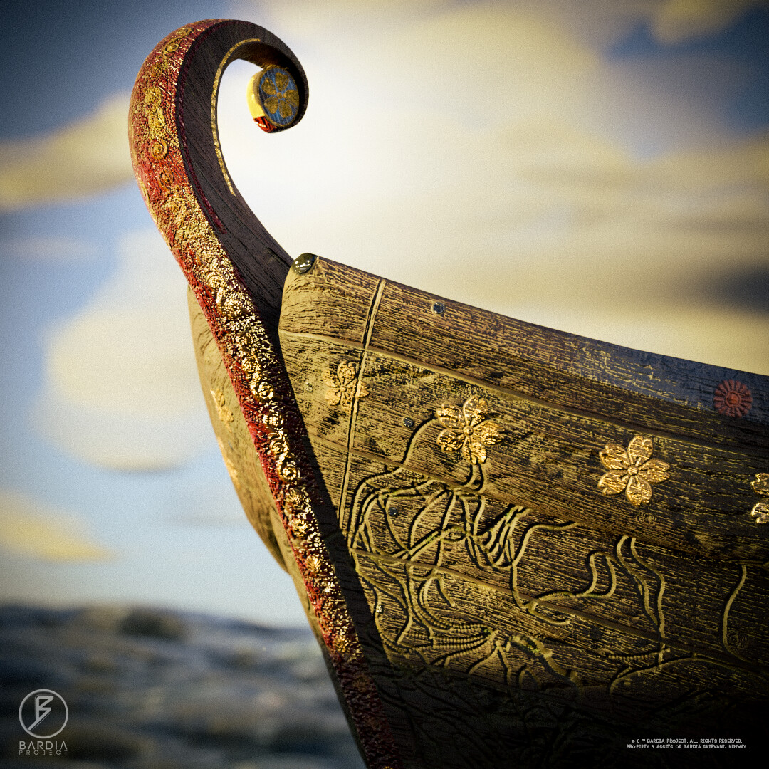 ArtStation - A Ship model By Me Honestly, Gold makes everything much ...