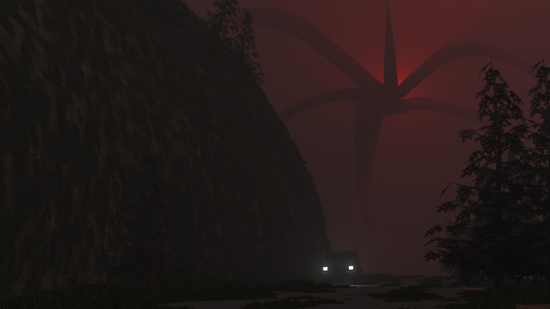 ArtStation - Stranger Things Inspired Render