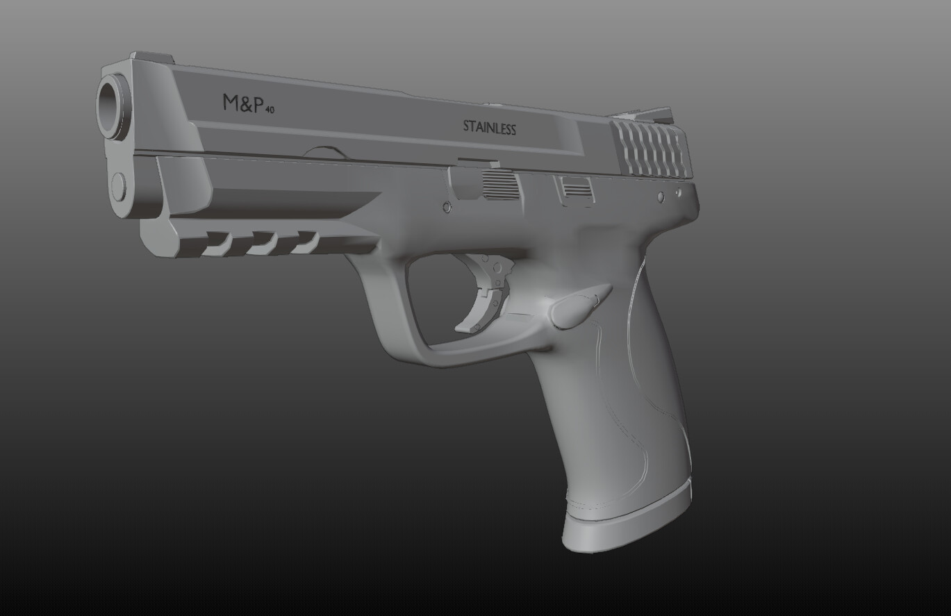 ArtStation - Smith & Wesson M&P